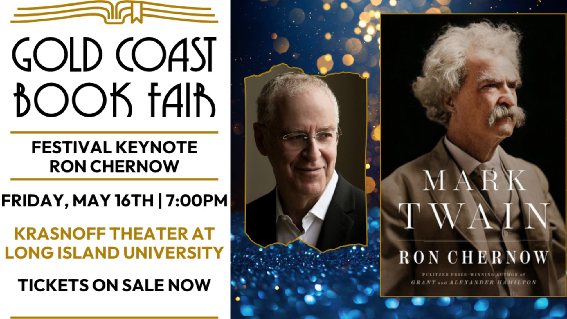 Gold Coast Book Fair - Friday Keynote RON CHERNOW