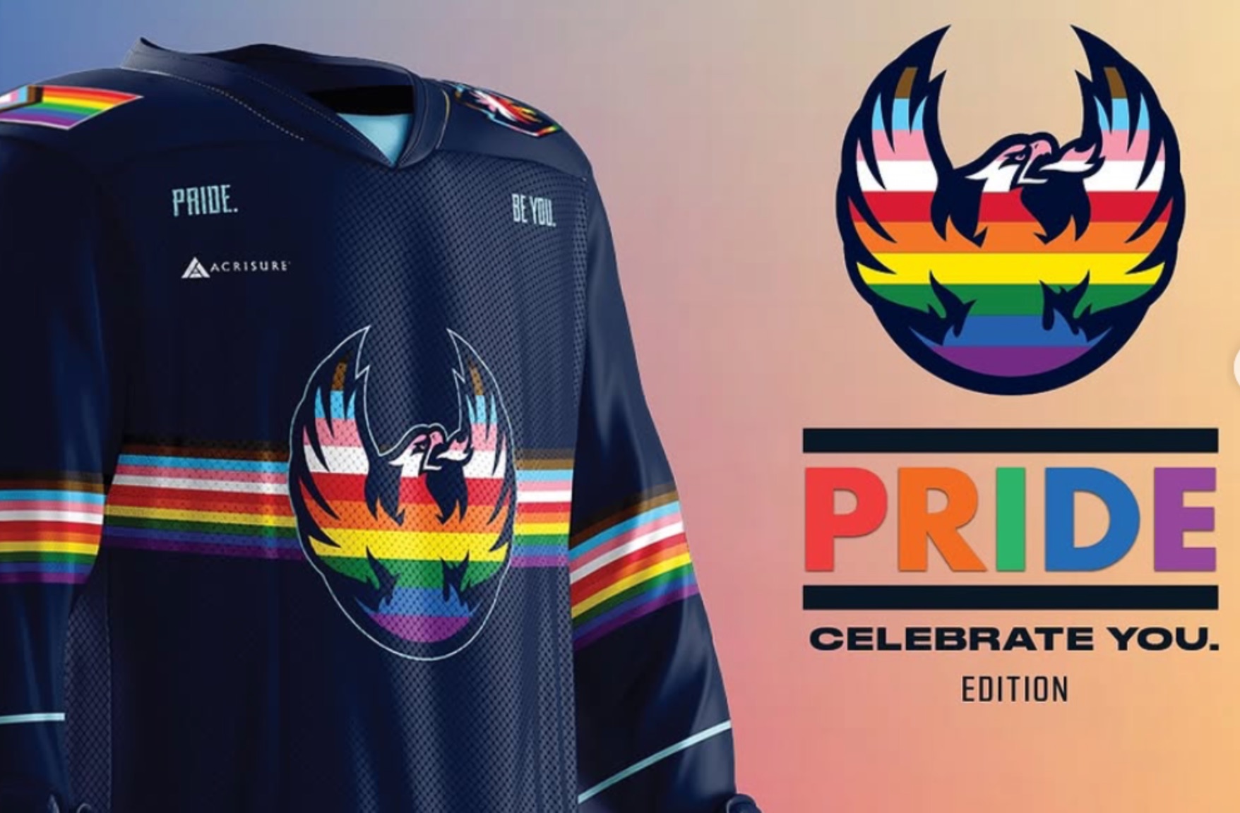2025 Firebirds Pride Jersey - Autographed #62 Robertson