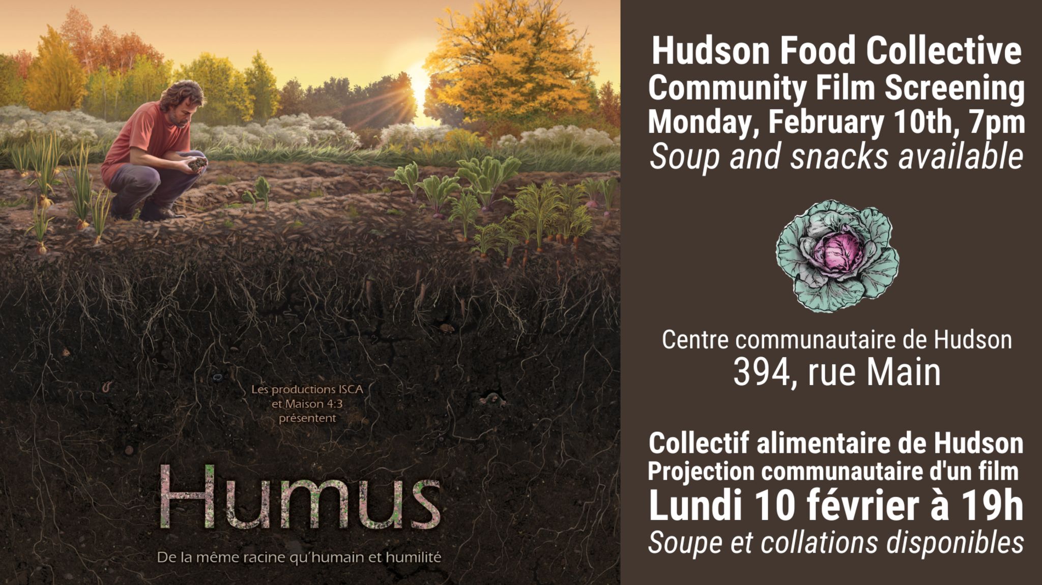 Community Screening of the film Humus