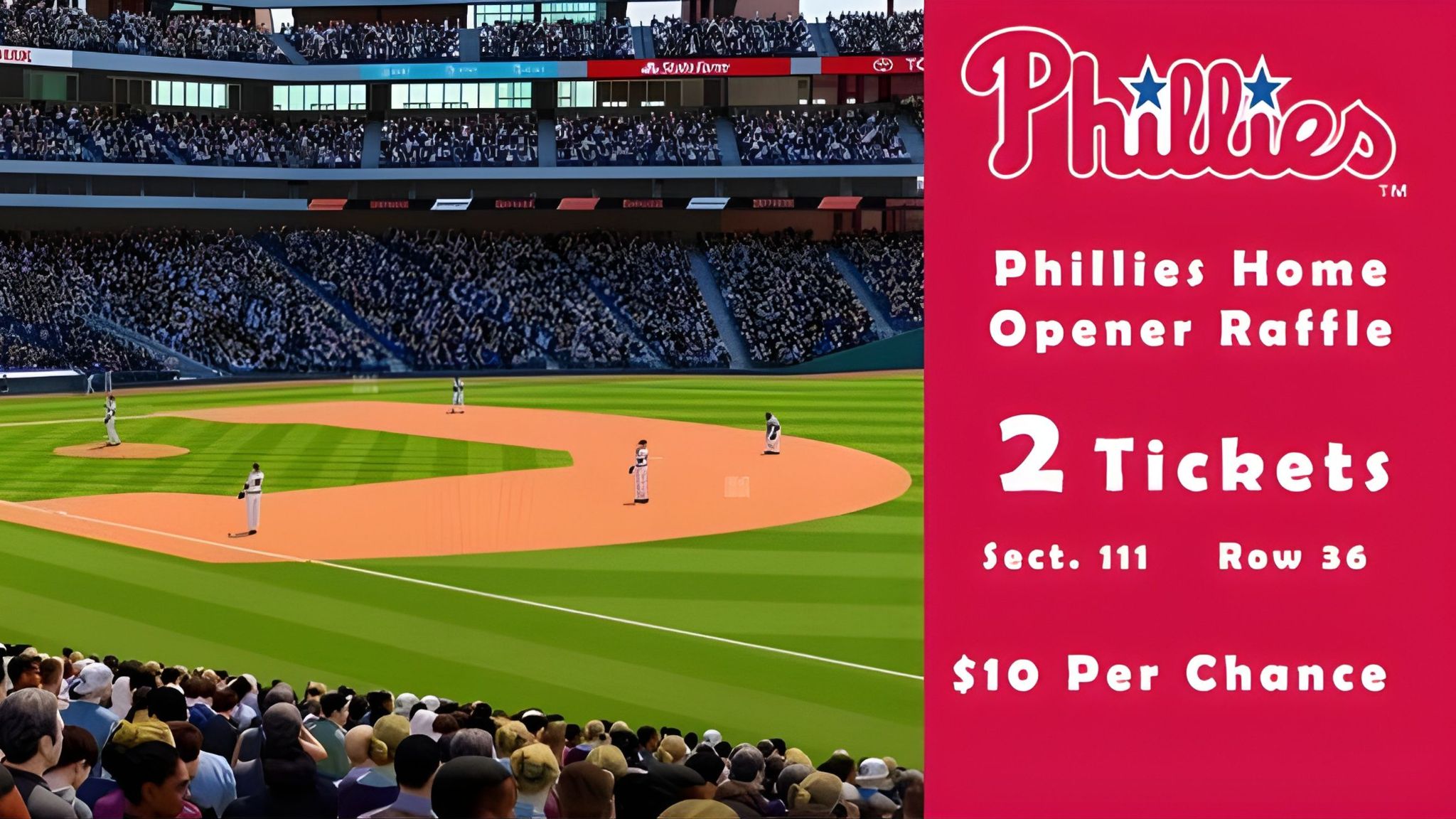 Phillies Home Opener Ticket Raffle