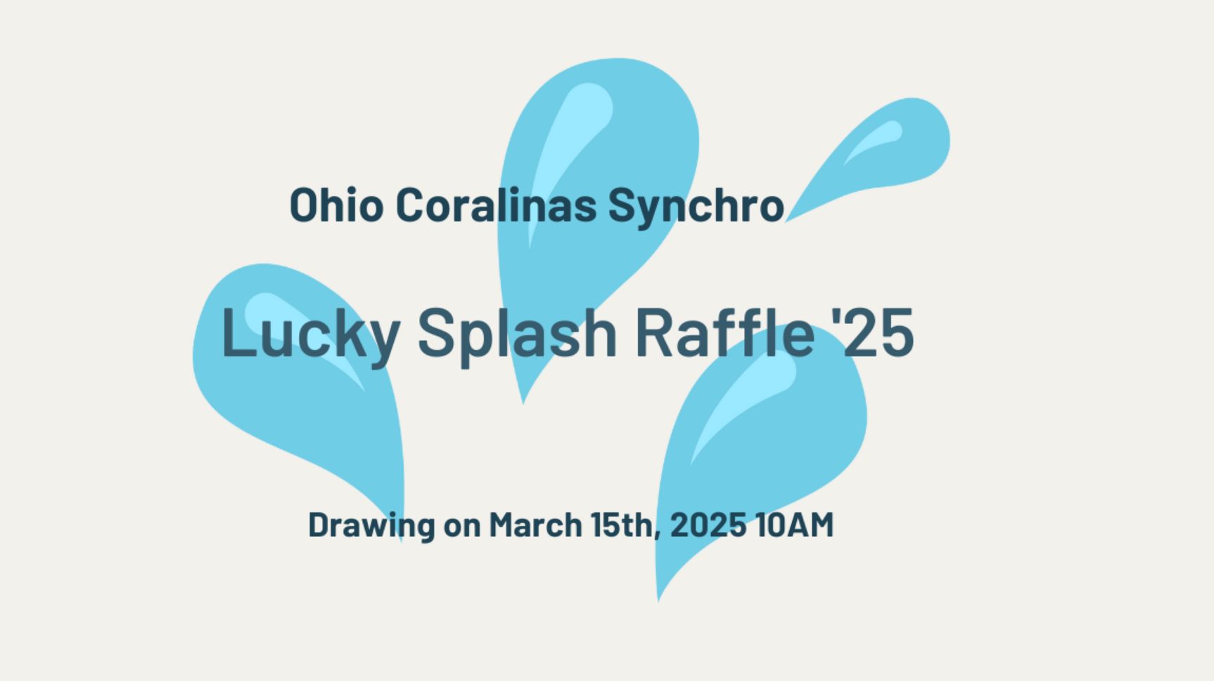 Ohio Coralinas Lucky Splash Raffle 2025