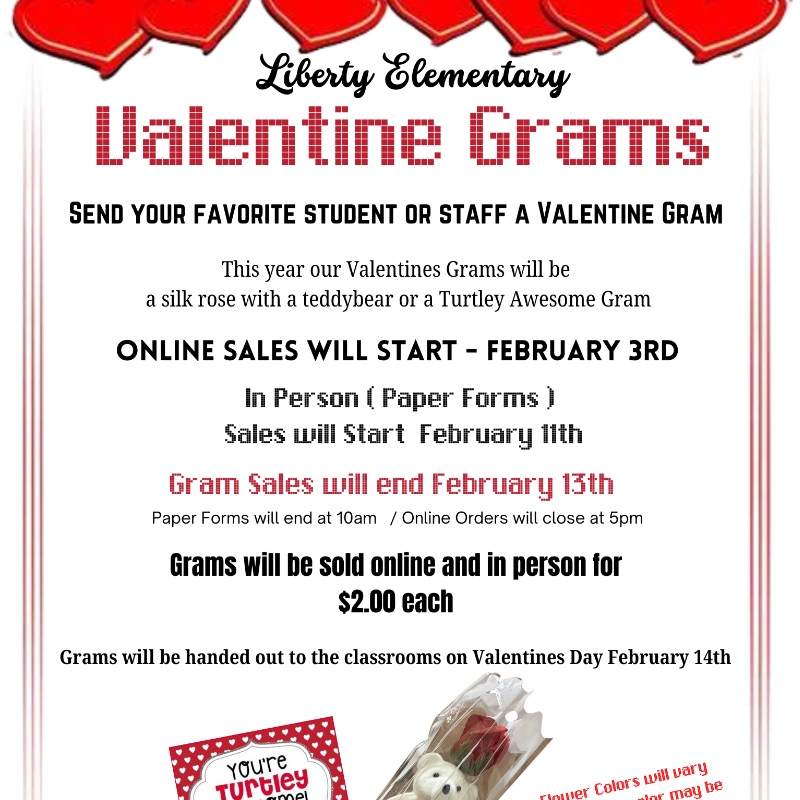 Valentine Grams 2-14-2025