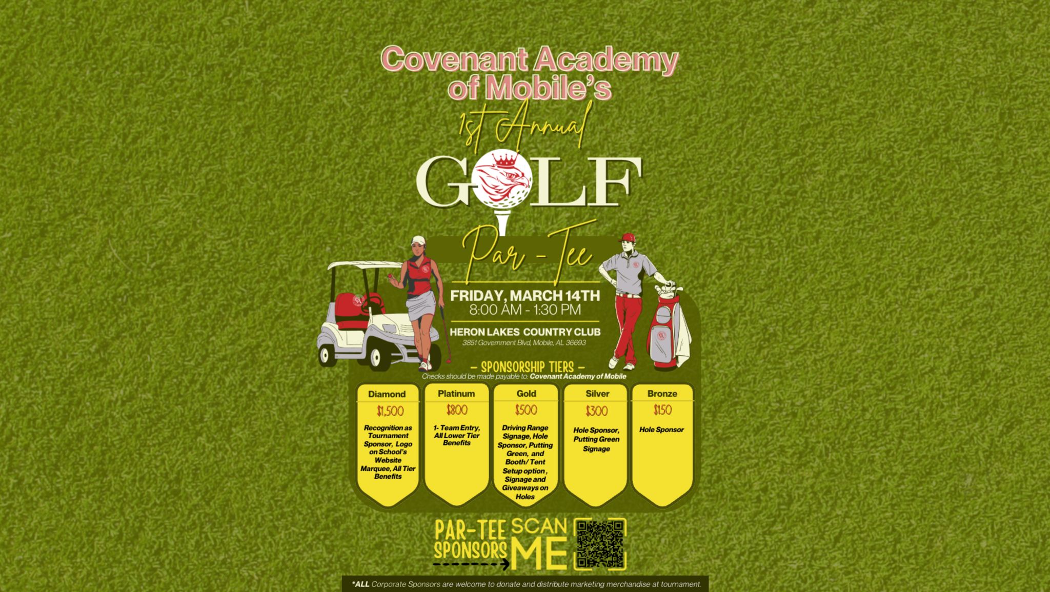 SPONSOR CALL: CAM's Annual Golf Par-Tee!