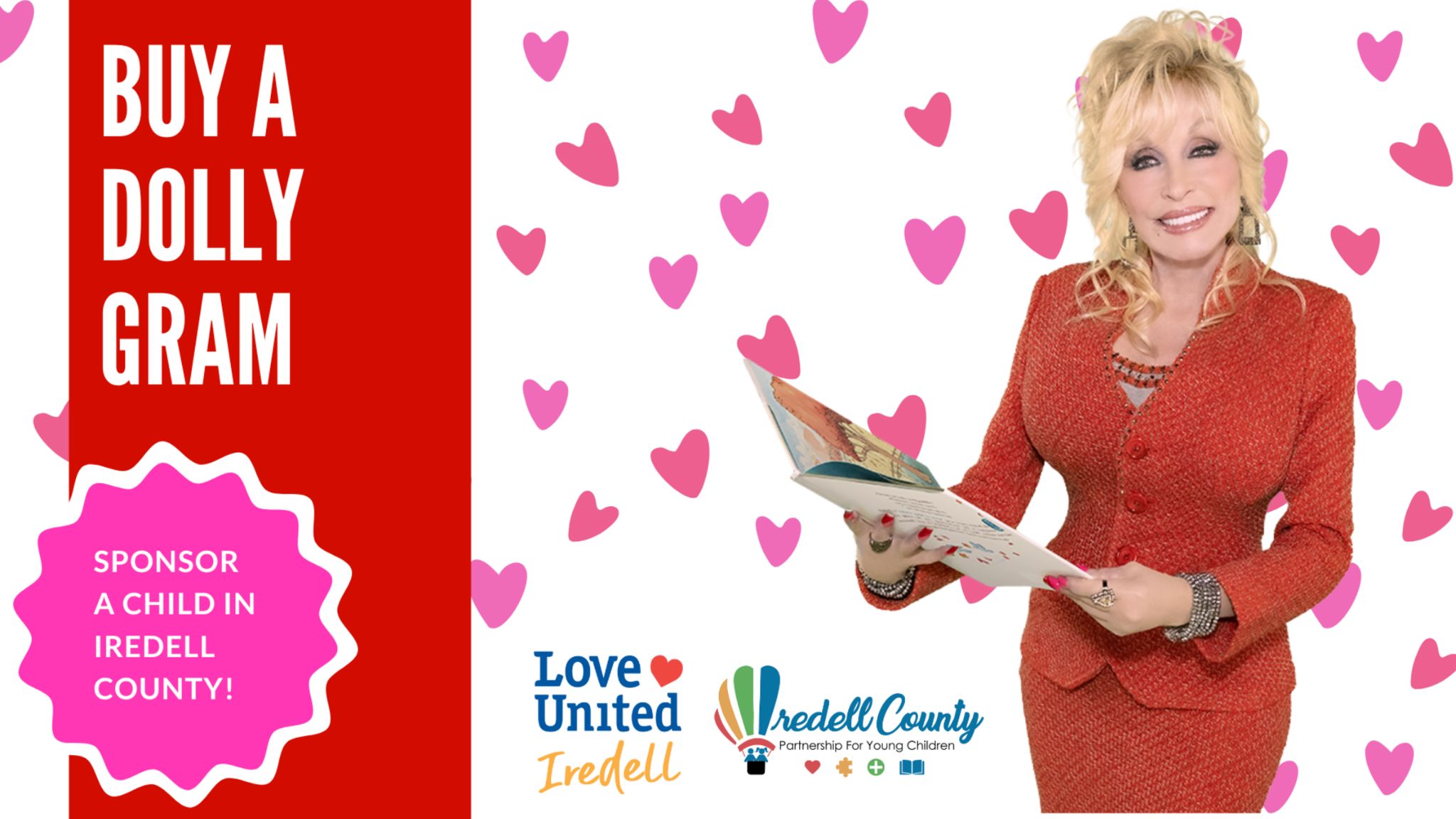 Dolly Grams: Supporting Iredell County Partnership for Young Children's Love United Iredell Campaign