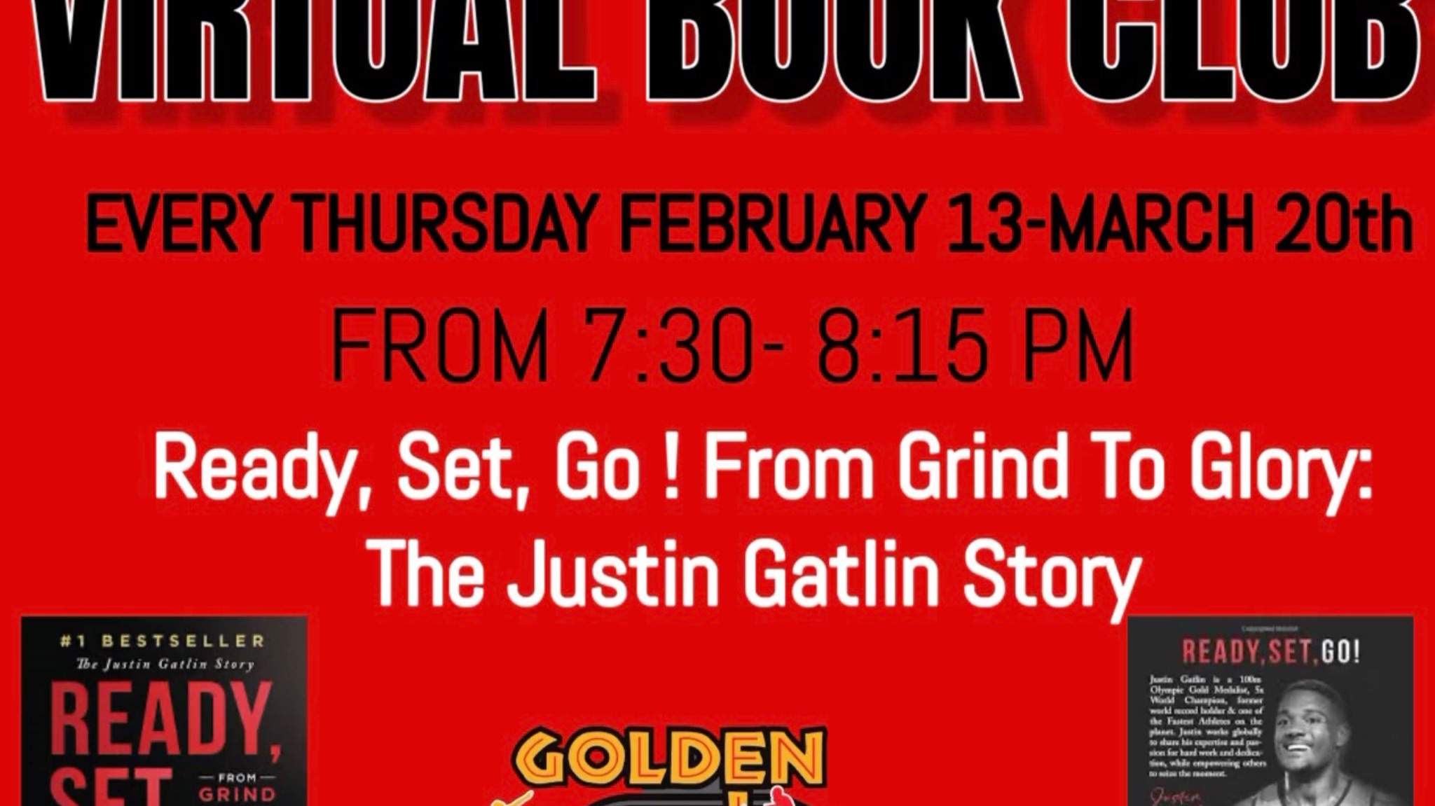Golden Elite Presents Athletes Virtual Book Club featuring Justin ...