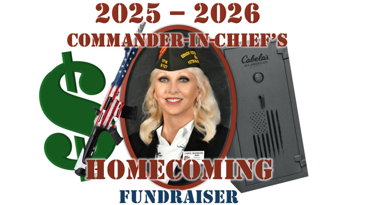 2025 - 2026 VFW Commander-in-Chief Carol Whitmore's Homecoming Raffle