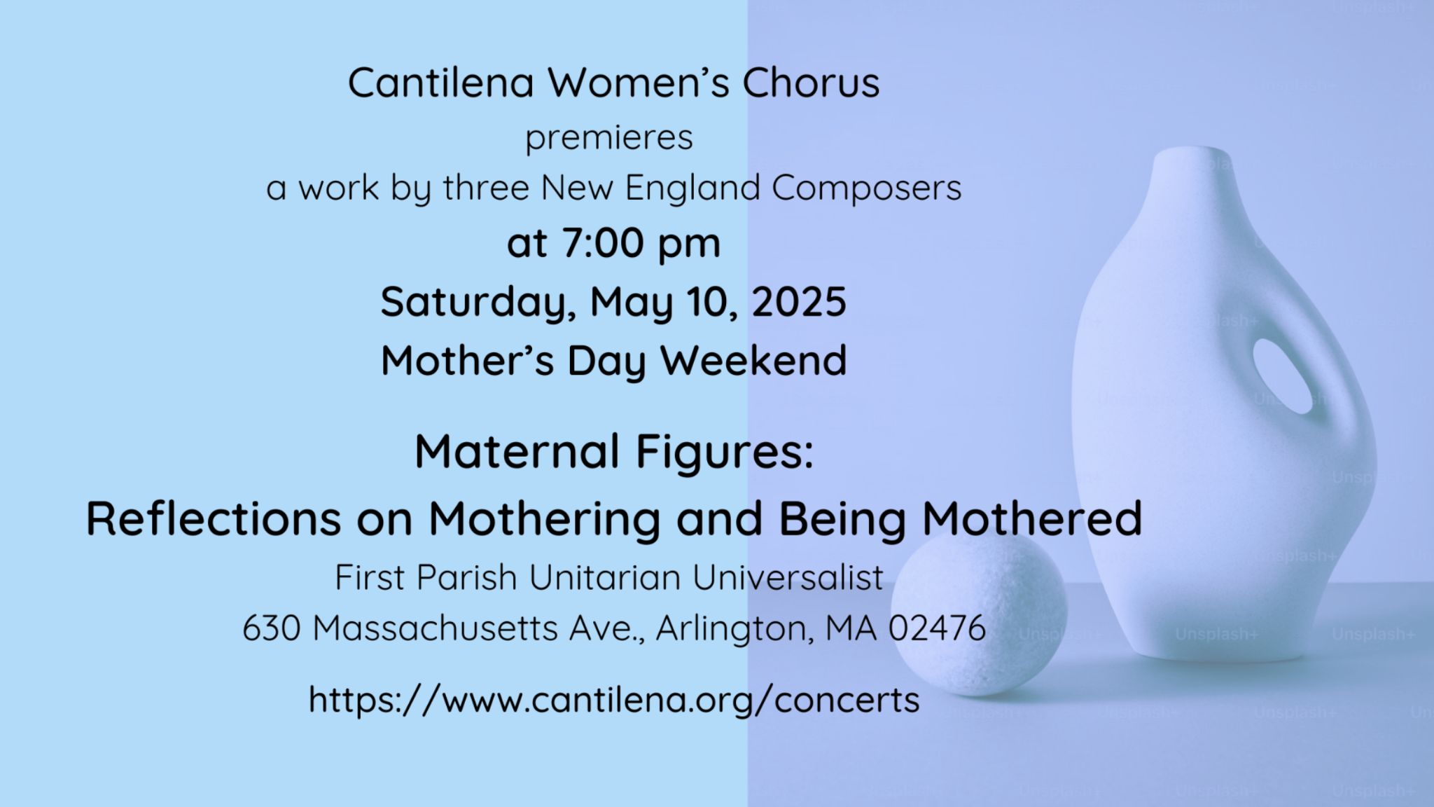 Cantilena's May 10, 2025 Concert - Maternal Figures
