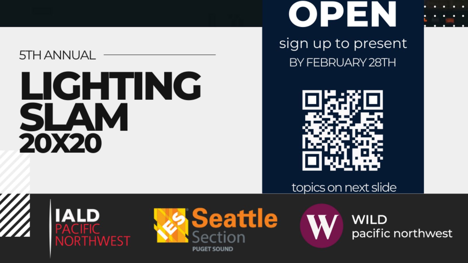 IALD + IES + WILD Lighting Slam!