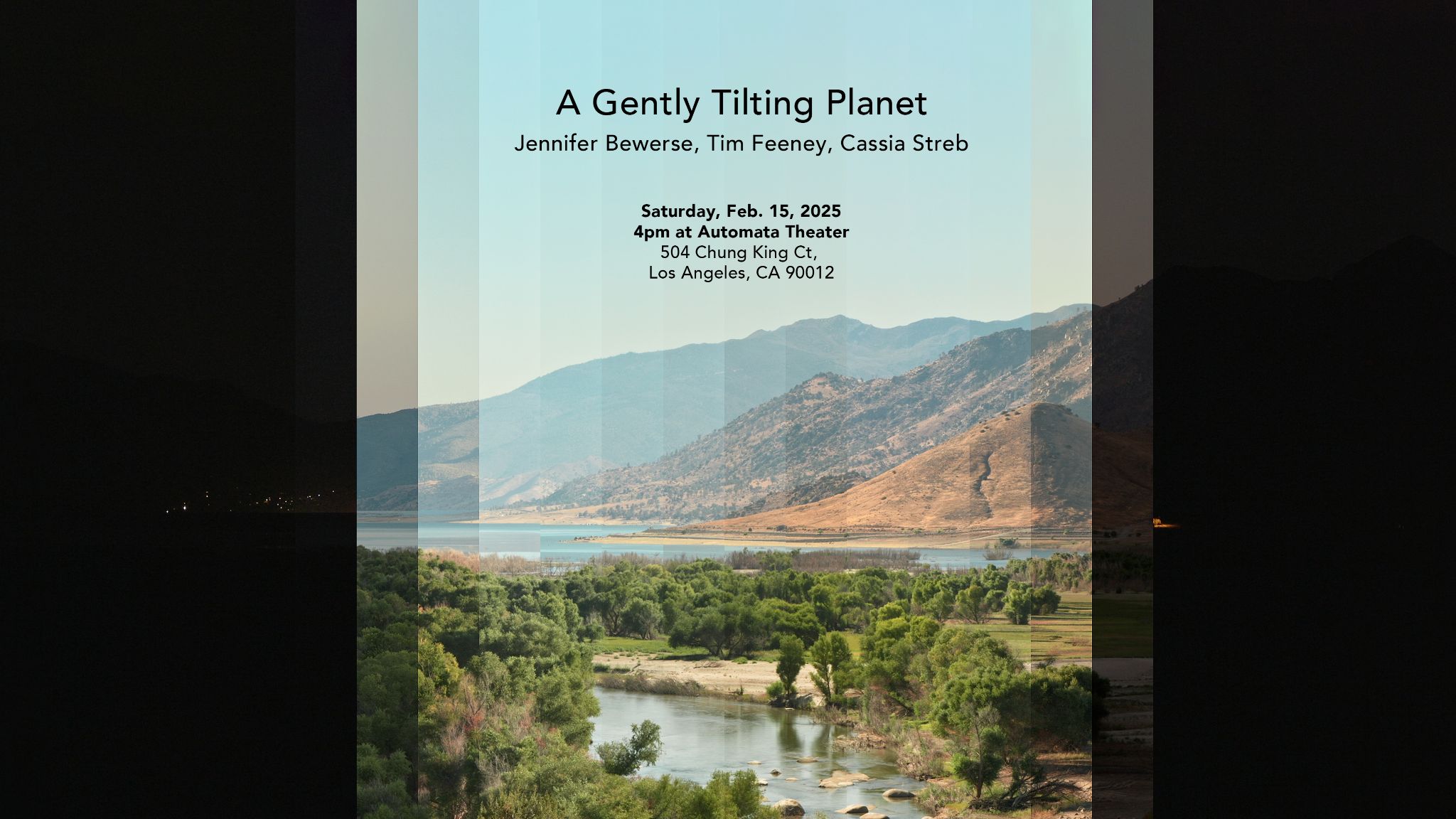 Tapetail at Automata presents: A Gently Tilting Planet