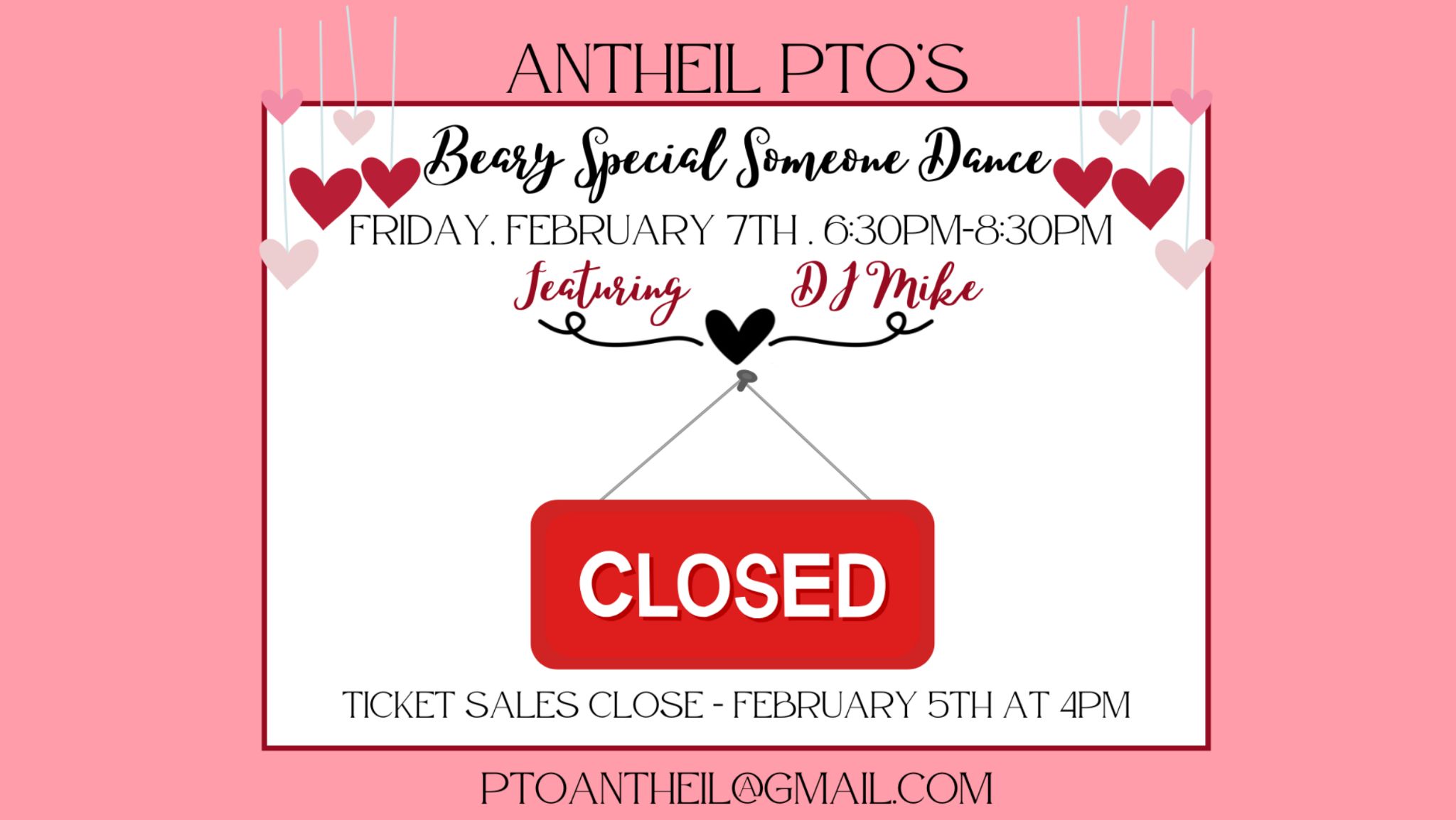 Antheil PTO's Beary Special Someone Dance 2025