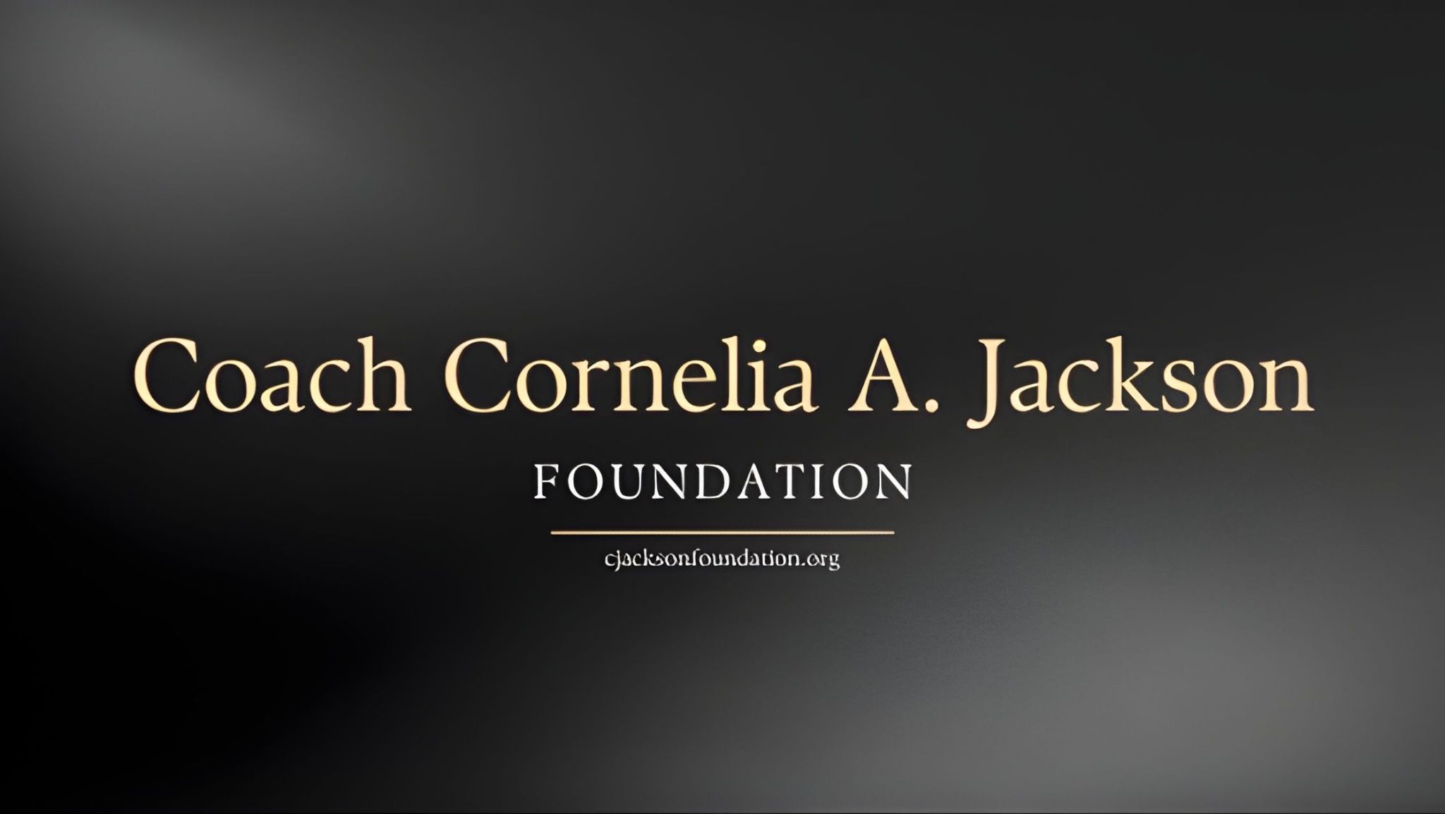 Coach Cornelia A. Jackson Foundation