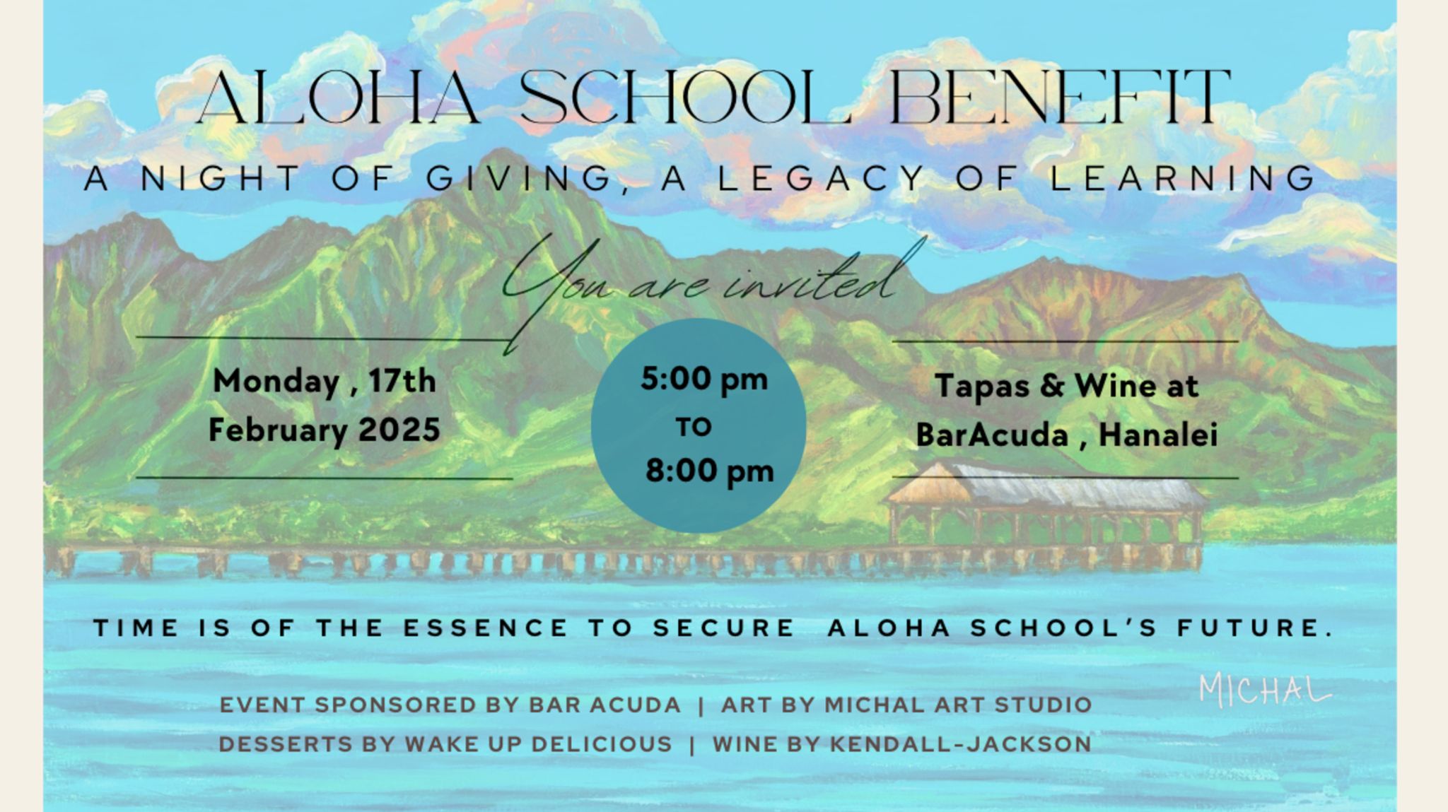 Aloha School Benefit : A Night of Giving, A Legacy of Learning