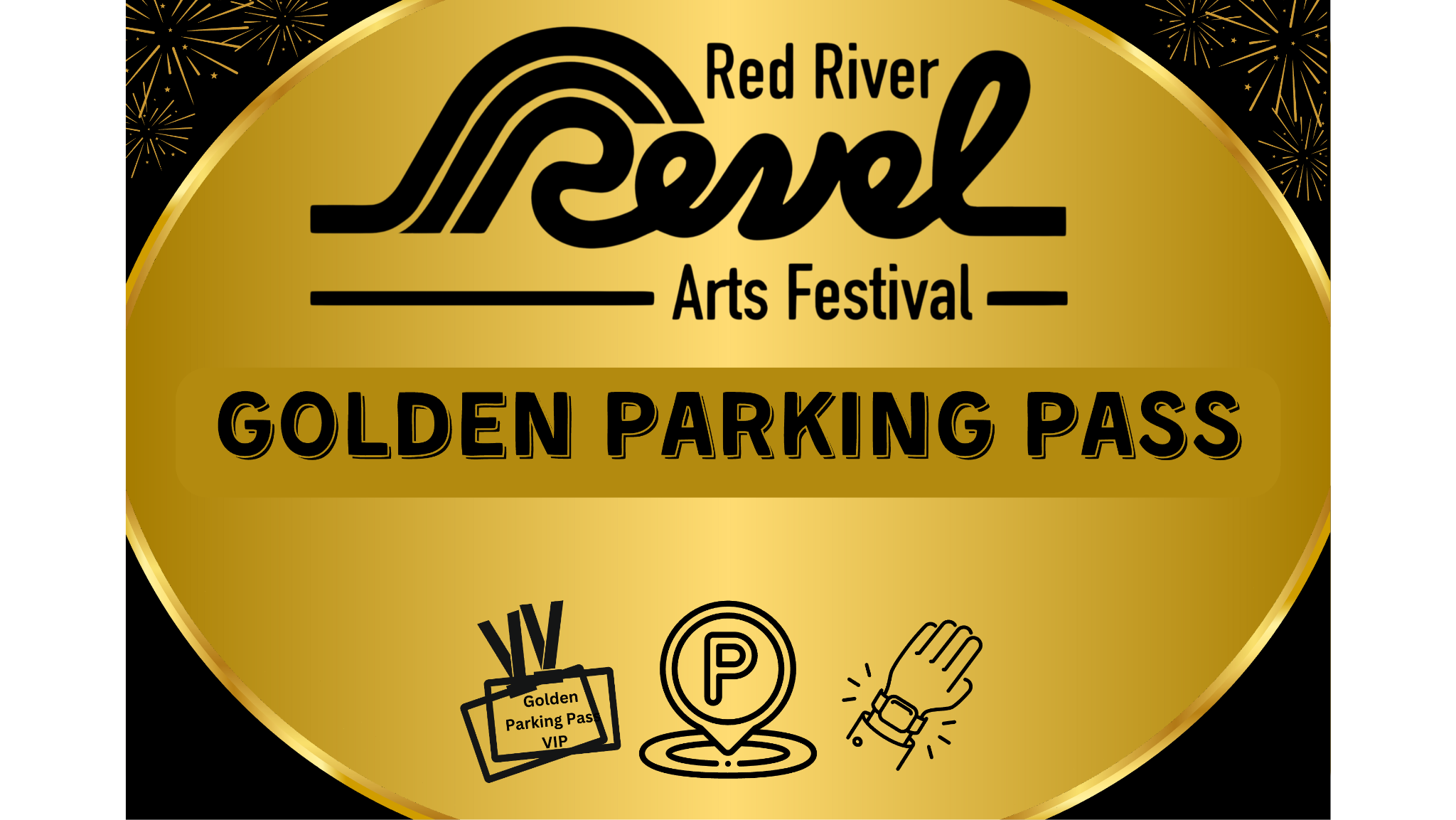 Red River Revel Arts Festival Golden Parking Pass Raffle
