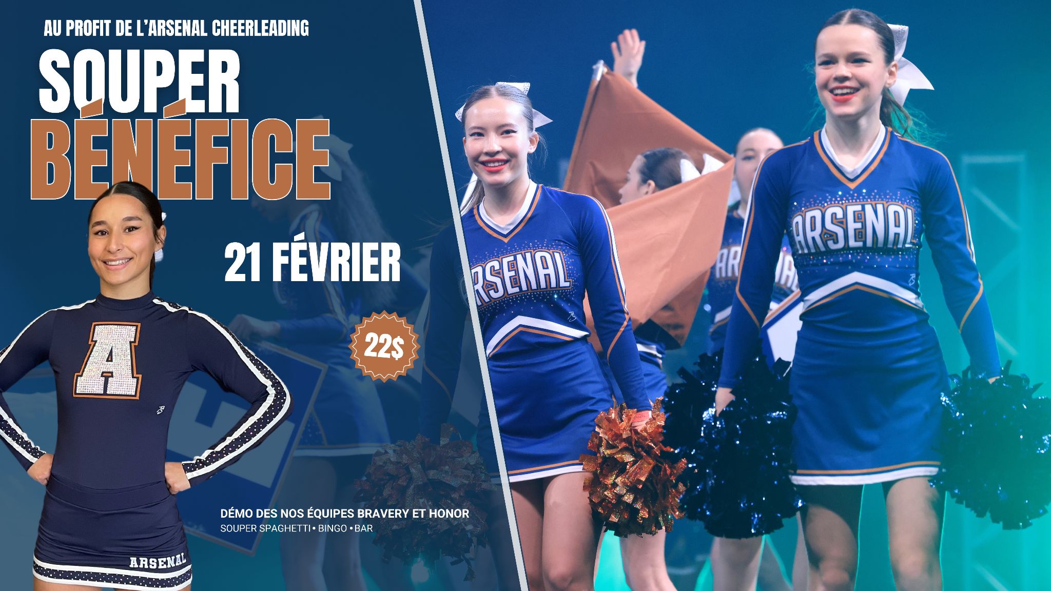 Souper bénéfice 2025 - Arsenal Cheerleading