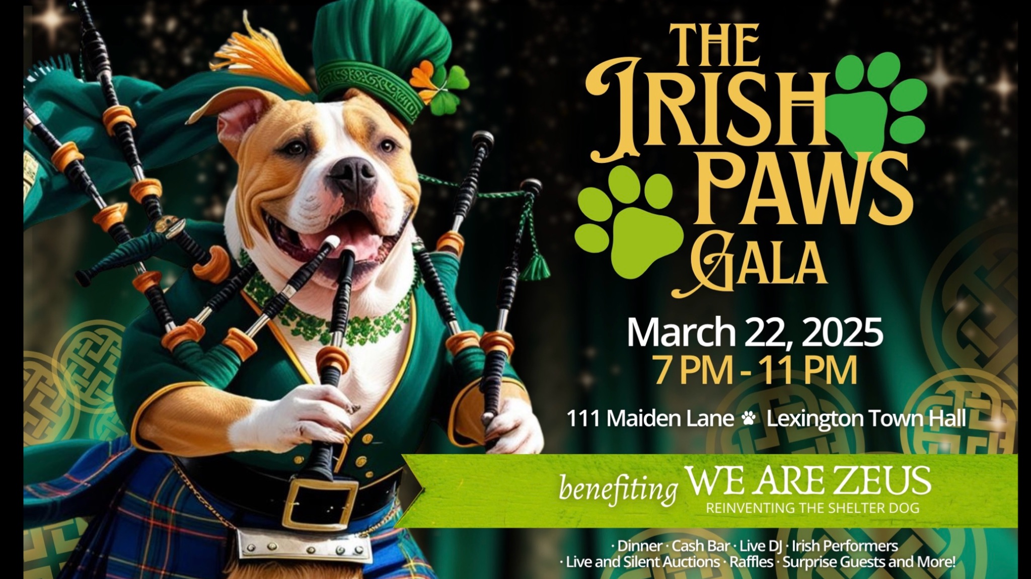 The Irish Paws Gala 🍀