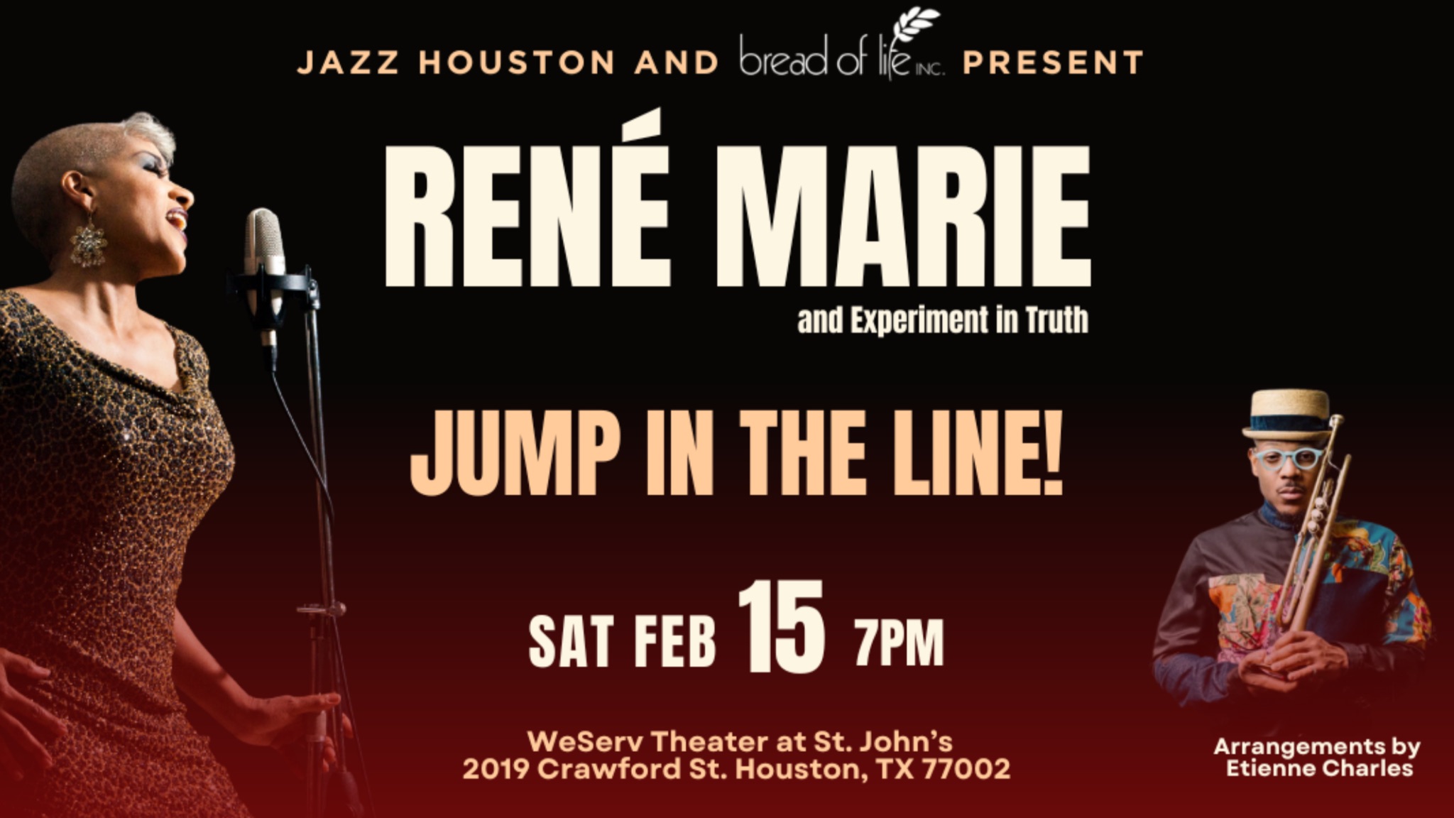 René Marie: Jump in the Line! A tribute to Harry Belafonte