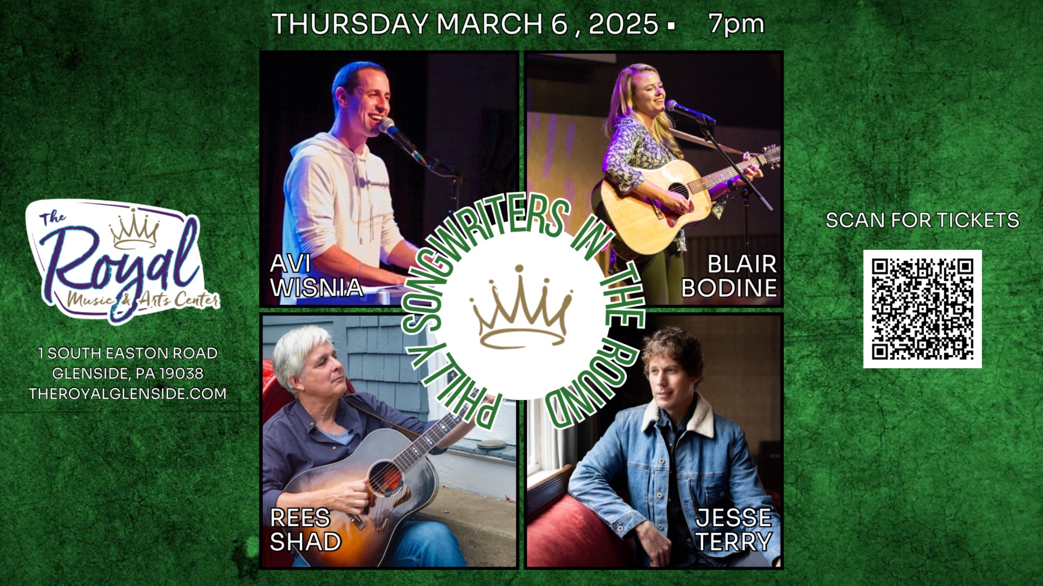 Philly Songwriters In The Round | Blair Bodine, Jesse Terry, Rees Shad ...