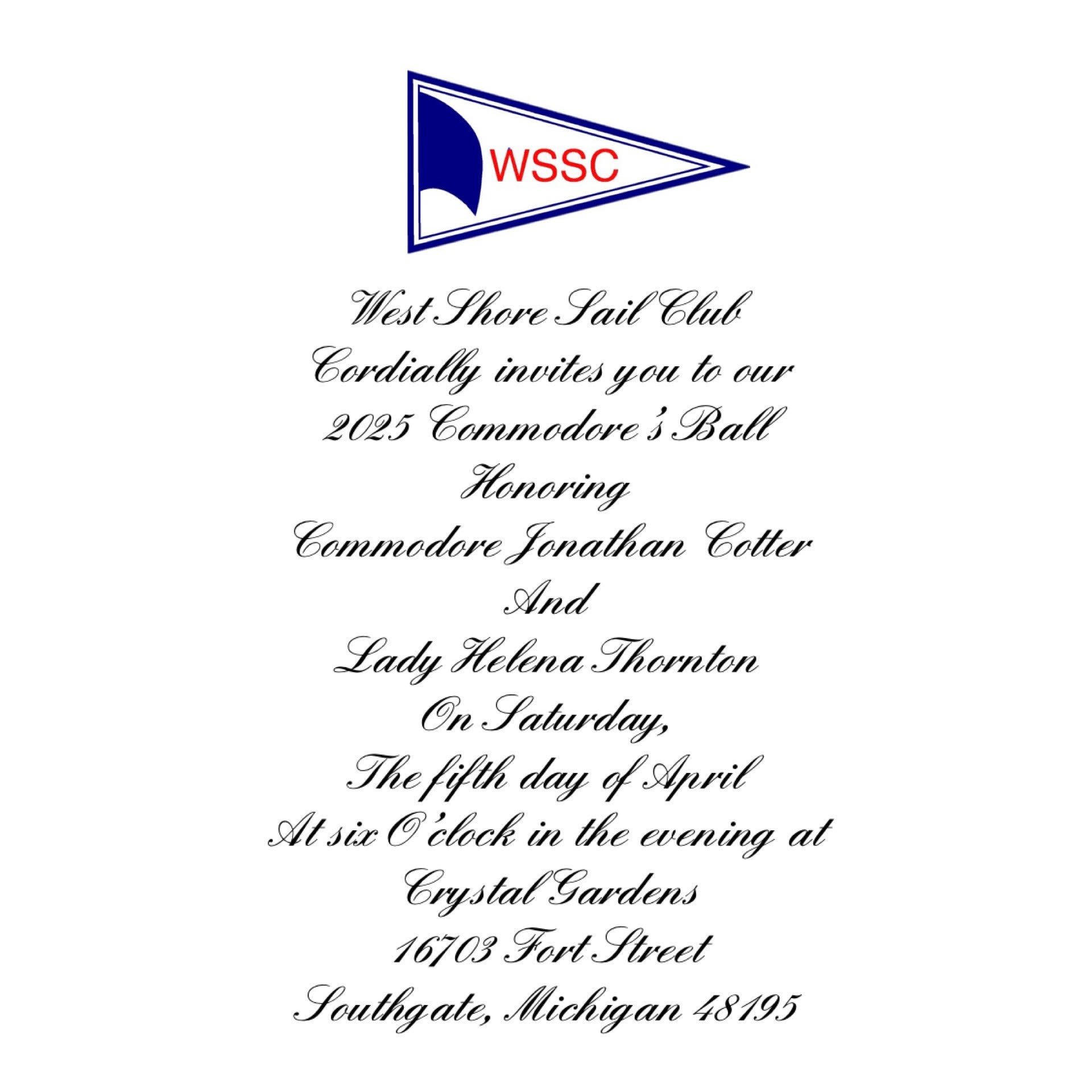 2025 Commodore's Ball Tickets