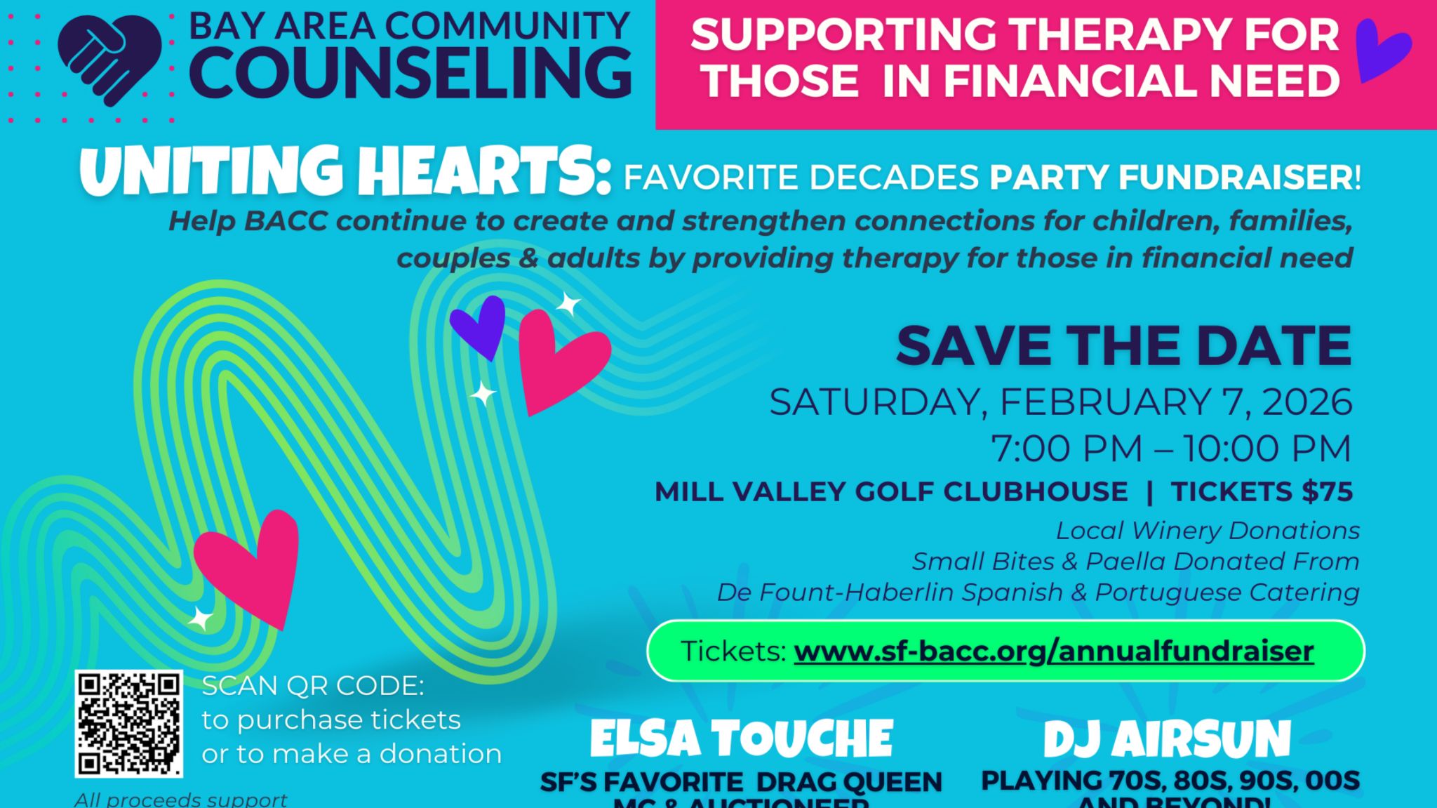 2026 Uniting Hearts! - Favorite Decades Party Fundraiser for Bay Area ...