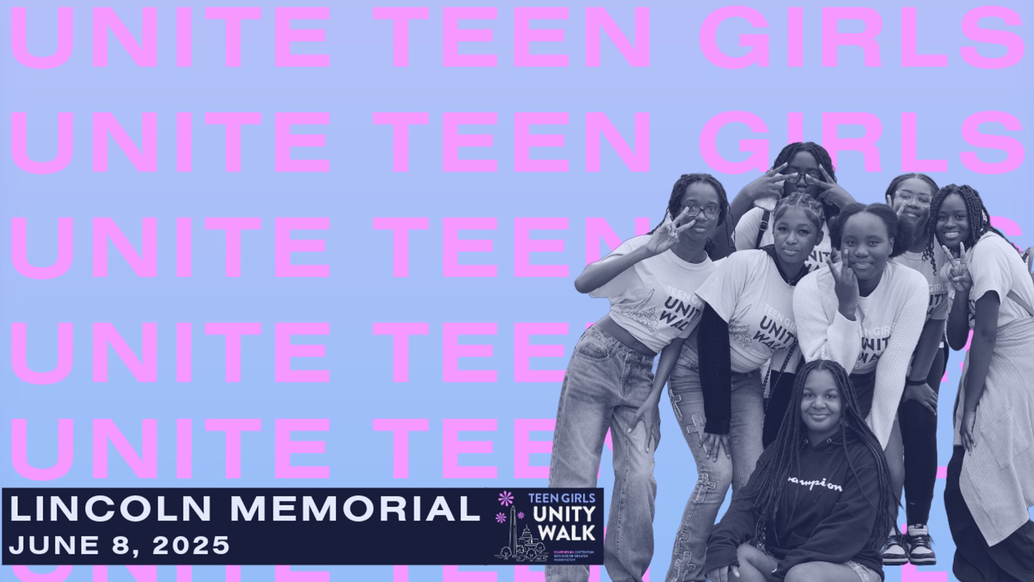 Teen Girls Unity Walk Fundraising Squads