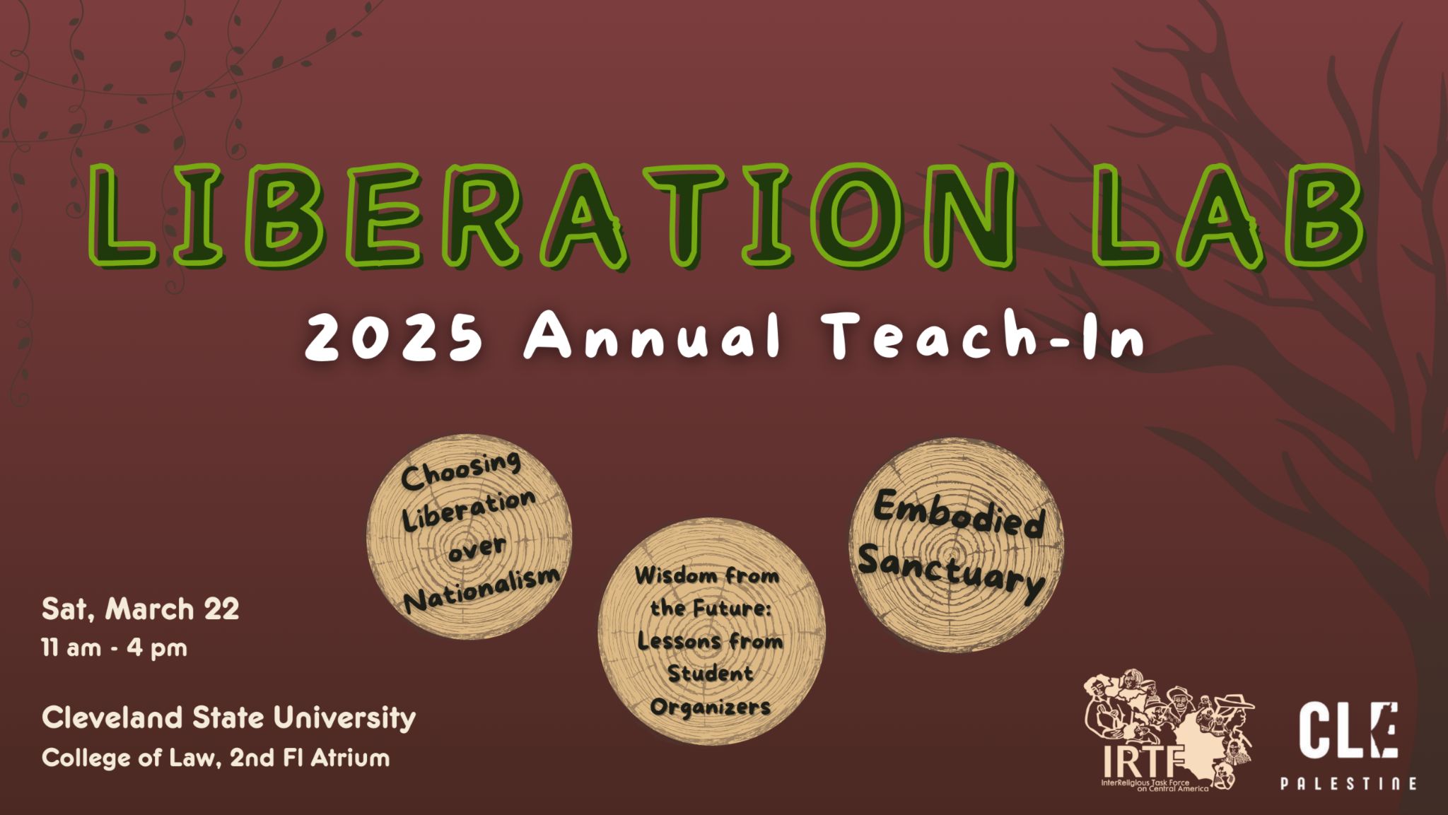 Liberation Lab—IRTF annual Social Justice Teach-In
