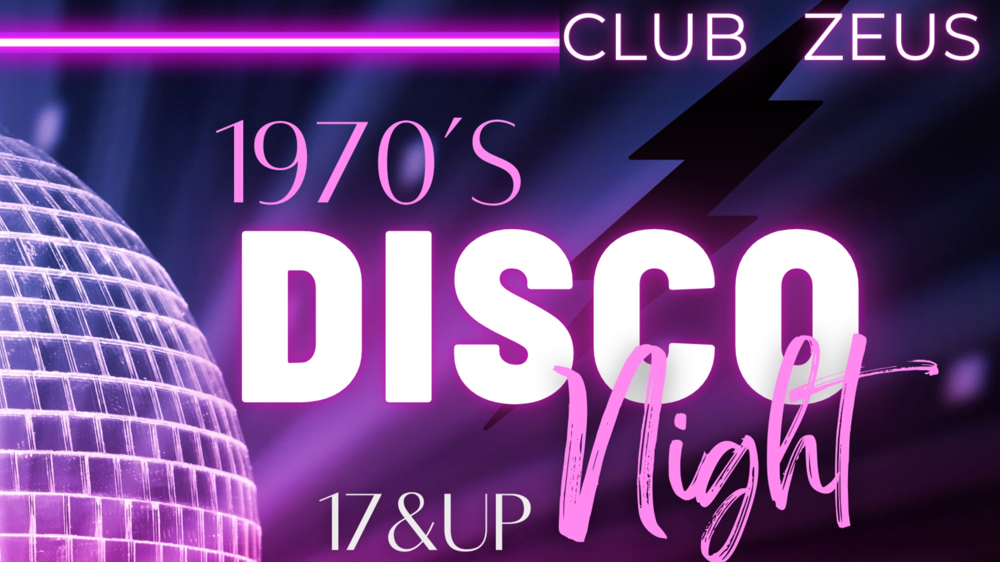 Club Zeus 1970's Disco Party