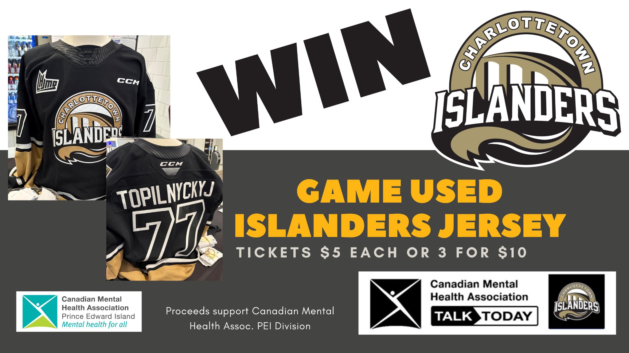 Charlottetown Islanders Jersey Draw