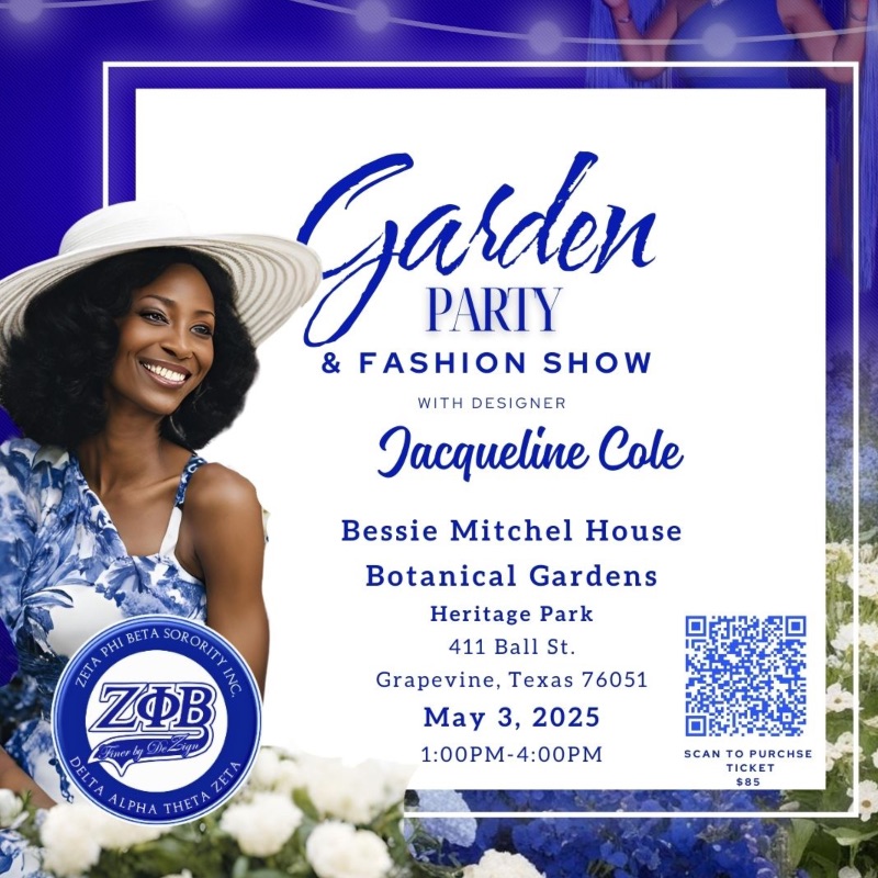 Garden Party/Fashion Show with Designer Jacqueline Cole