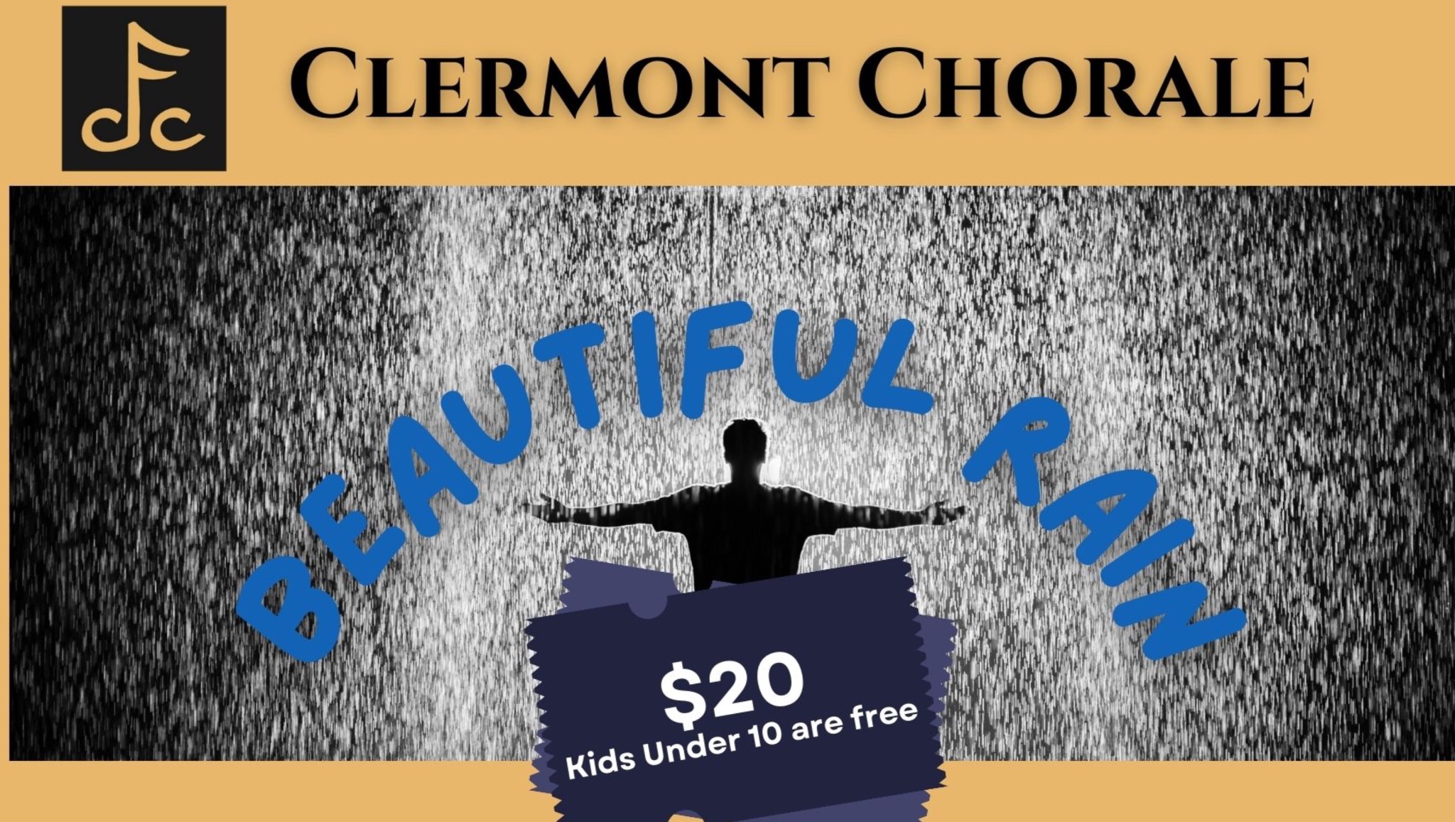 Beautiful Rain Concert; May 16 and 17, 2025 at 7PM