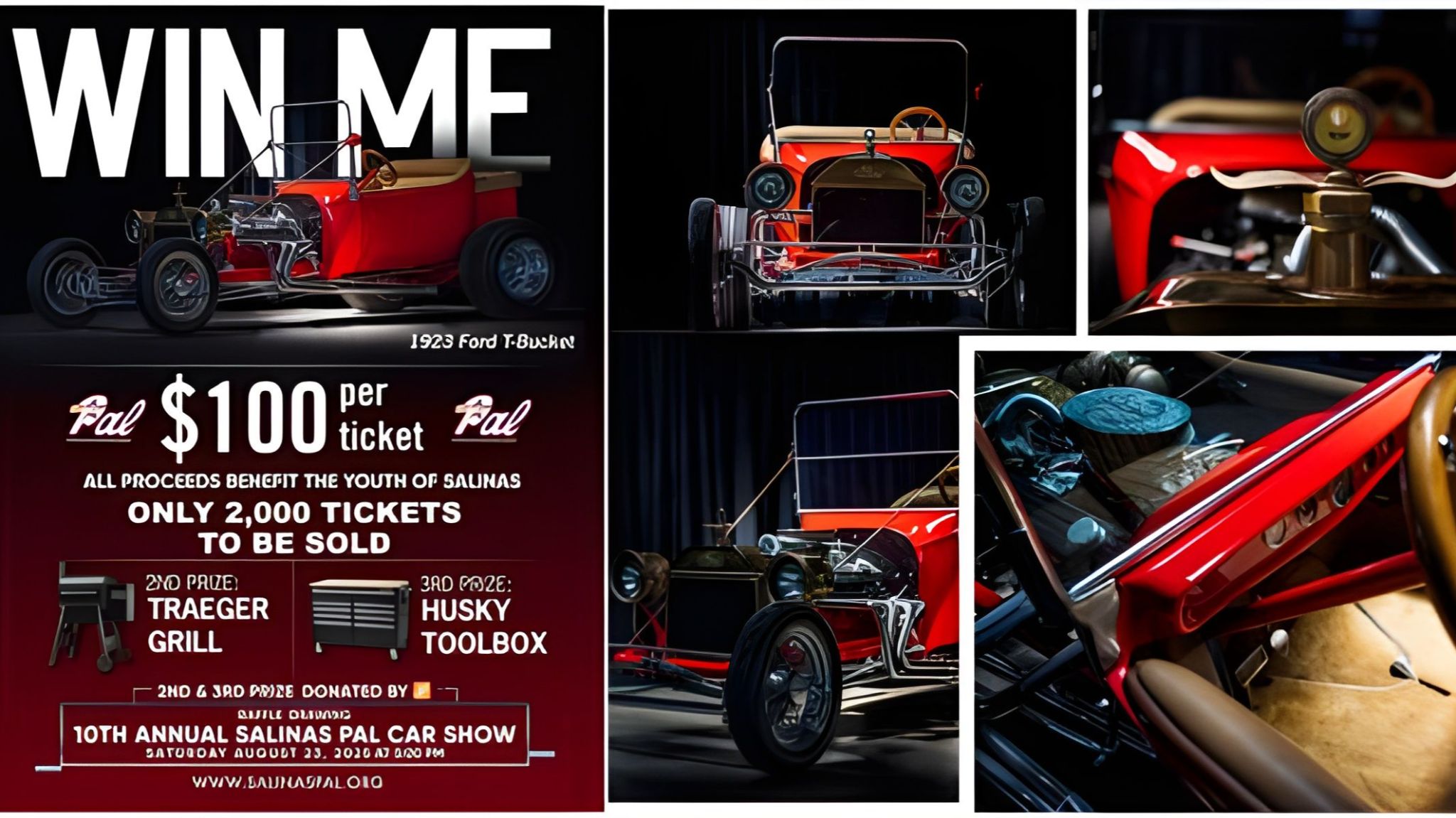 Salinas PAL Hot Rod Raffle Ticket