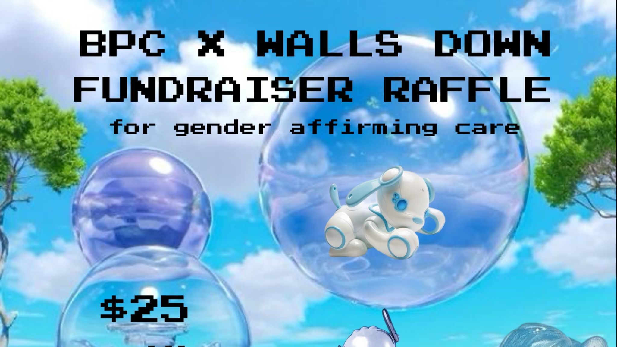 BPC x Walls Down Fundraiser for Gender-Affirming Care