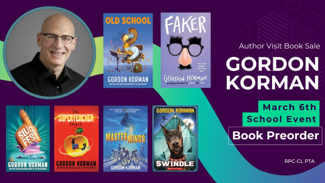 Gordon Korman Book Sale - Order by 2/28/25!