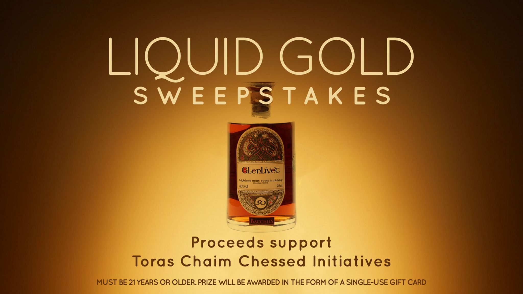 TORAS CHAIM LIQUID GOLD GIVEAWAY