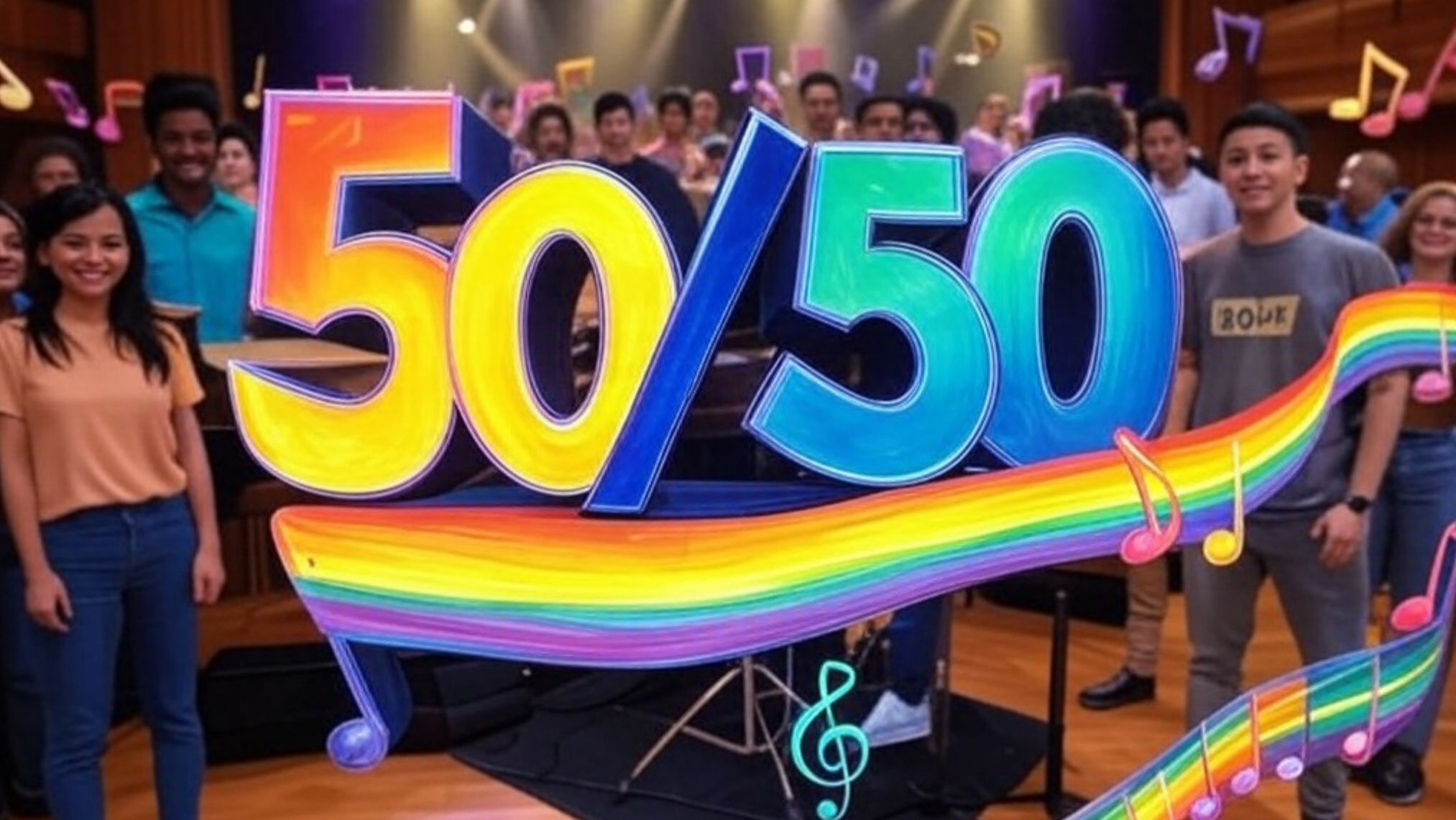 50/50 Raffle - Rainbow Rhapsody 2025