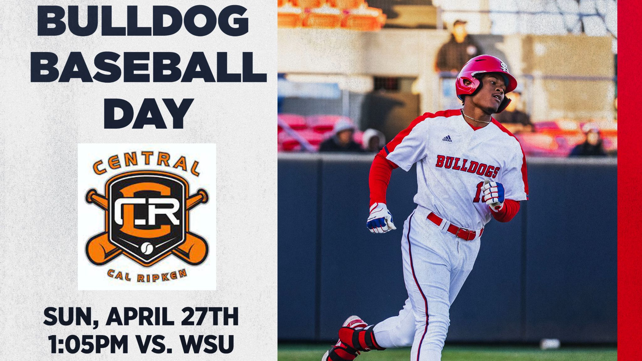 Bulldog Baseball Day with Central Cal Ripken ⚾🐾