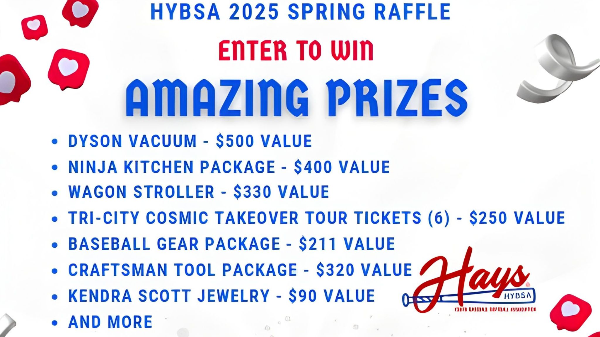 HYBSA Annual Raffle 2025