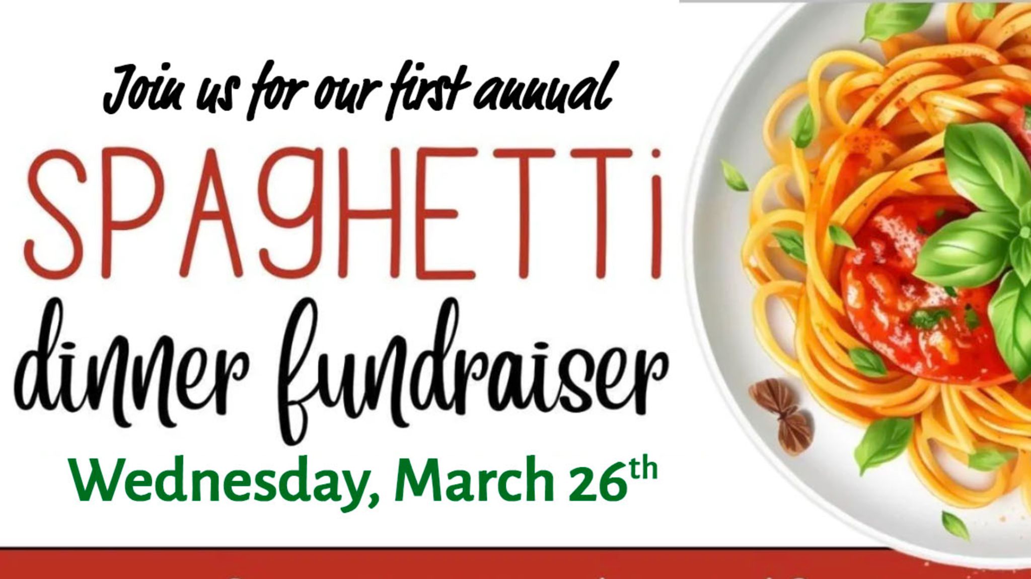 SRS PTA Spaghetti Dinner Fundraiser