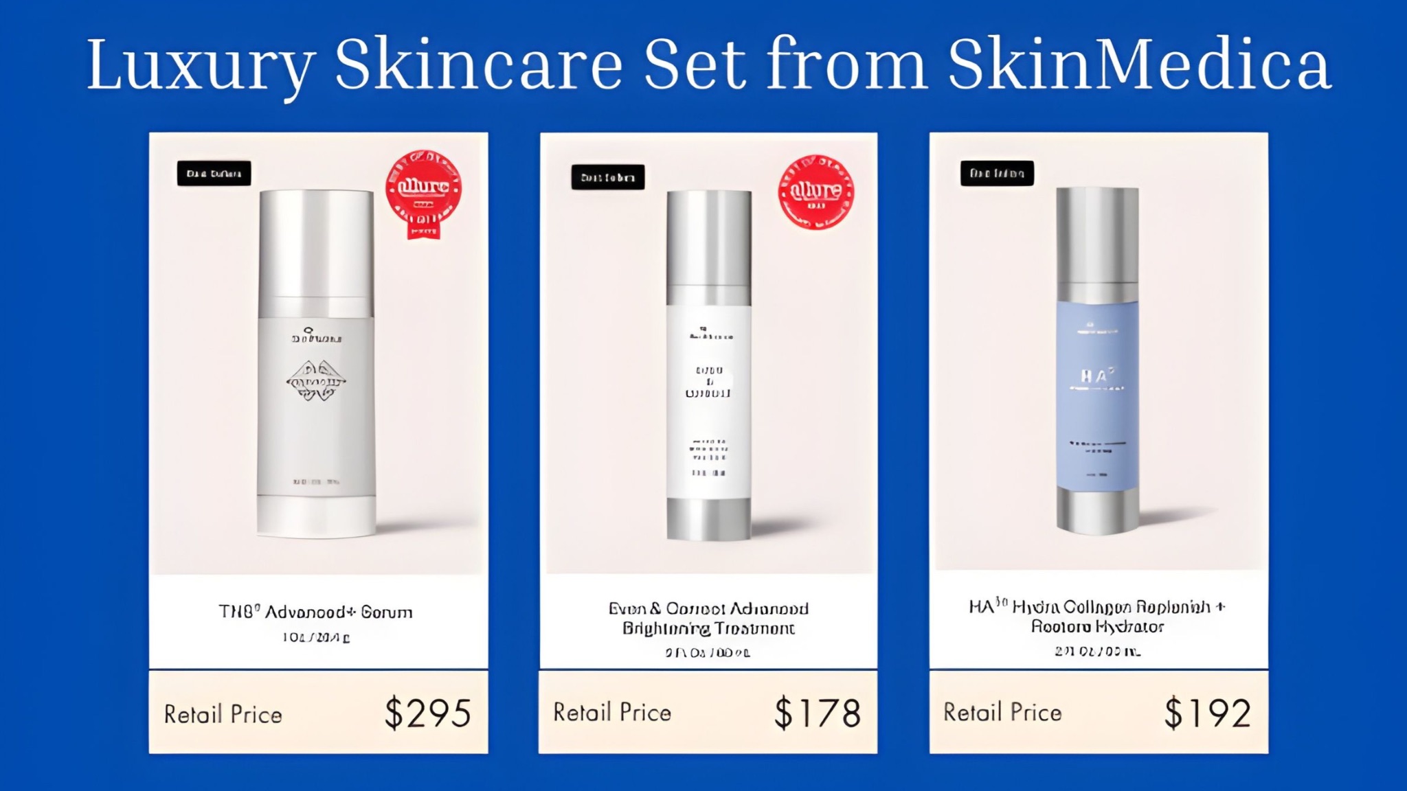 SkinMedica Luxury Skincare Set