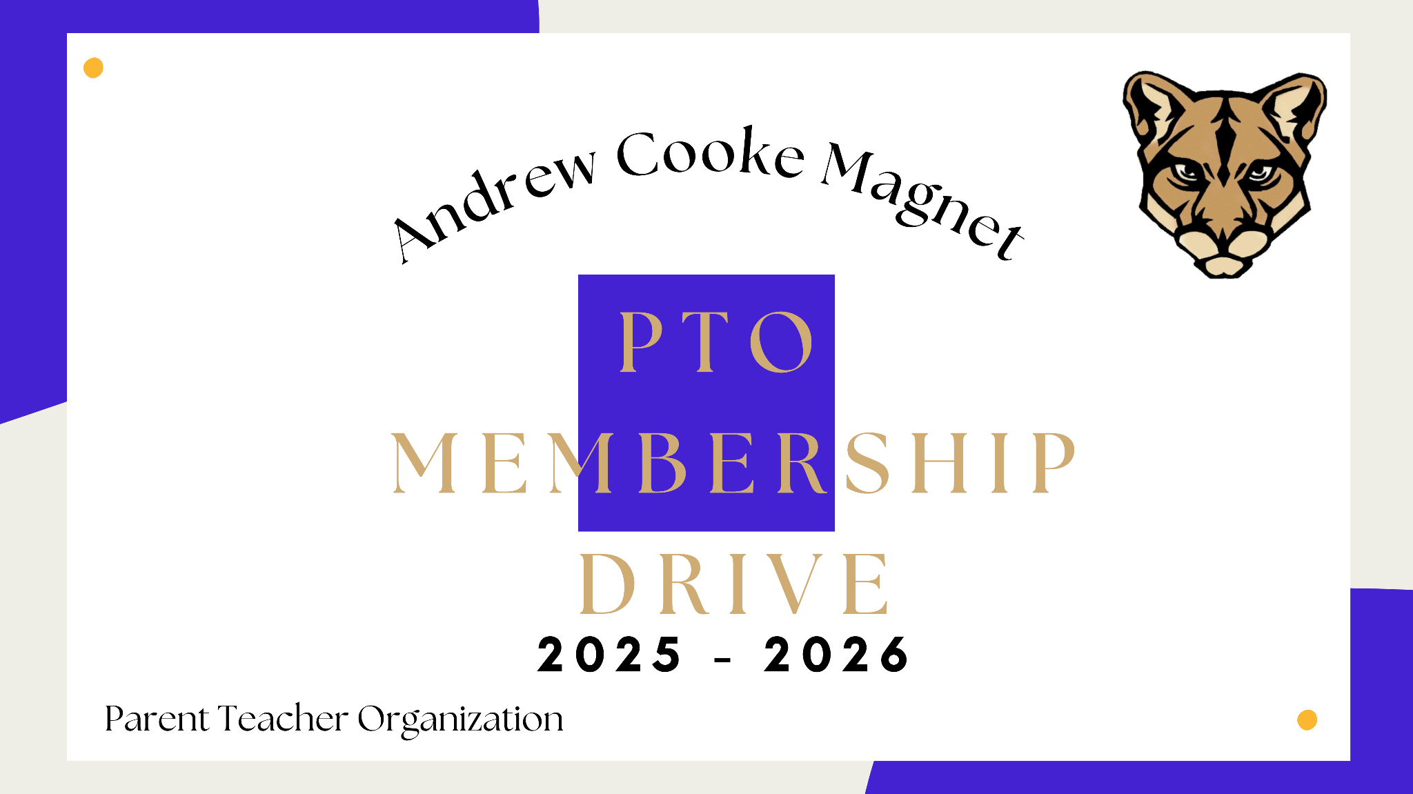 Cooke Magnet PTO, Inc. Memberships 2025-2026