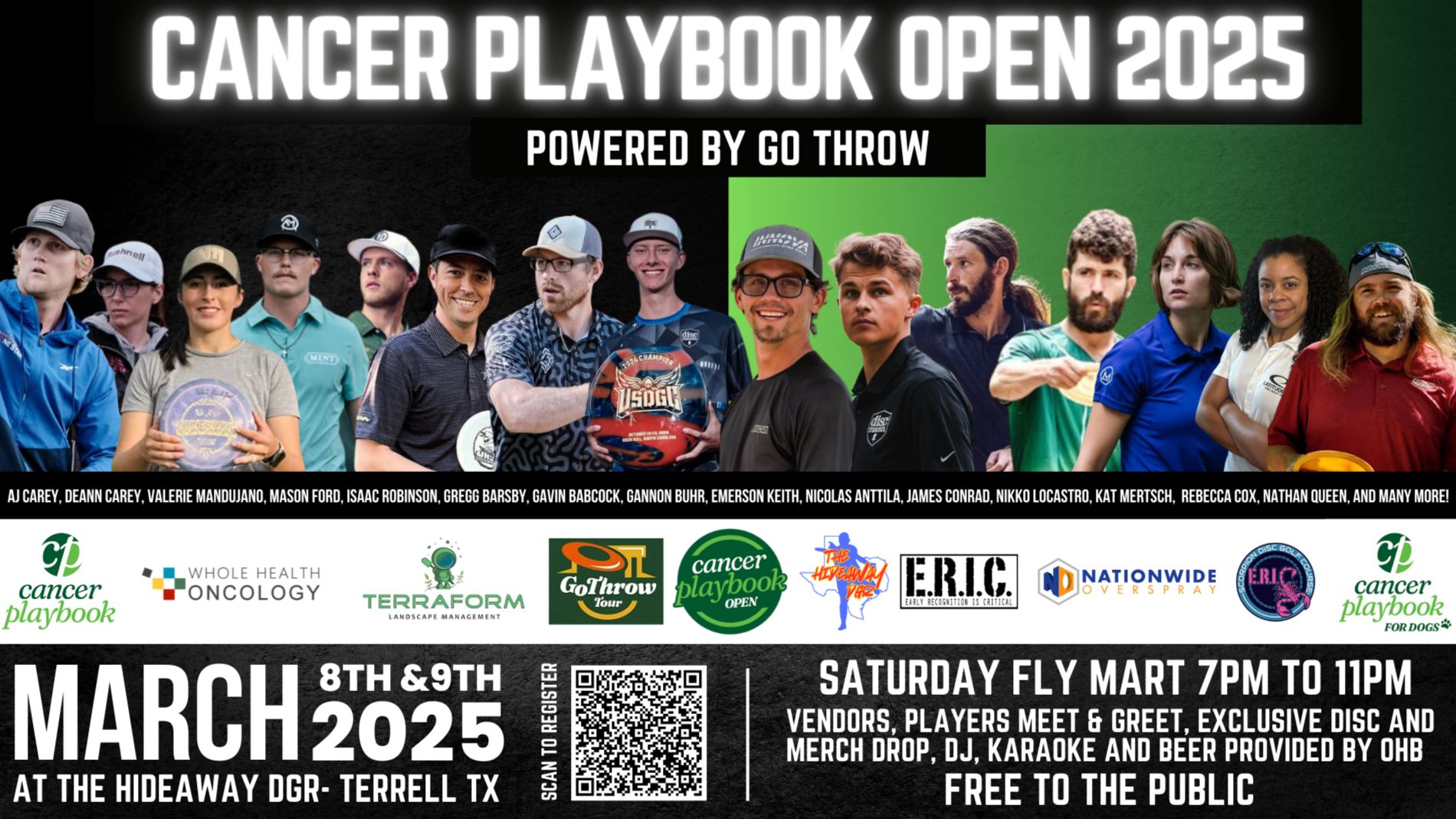 Cancer Playbook Open 2025 at the Hideaway