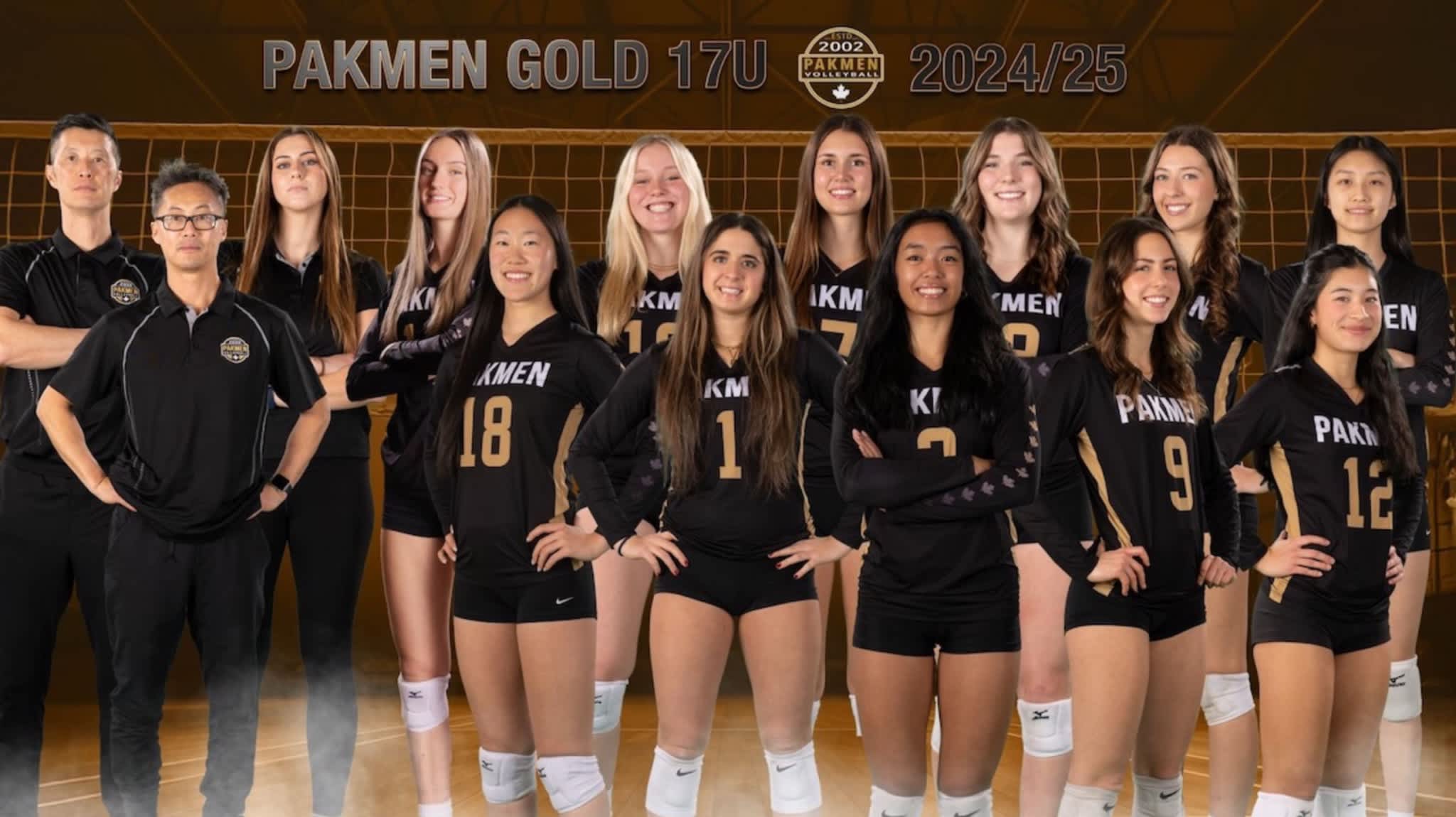 Pakmen 17U Gold Girls Volleyball 2024/2025 50/50 raffle
