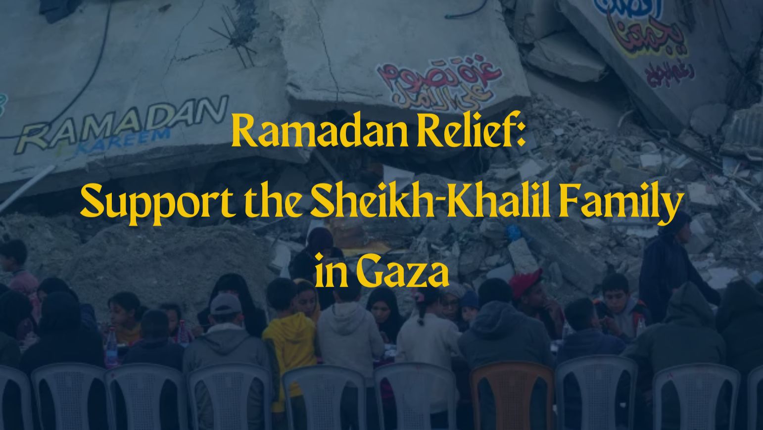 Ramadan Relief: Sheikh-Khalil Family in Gaza