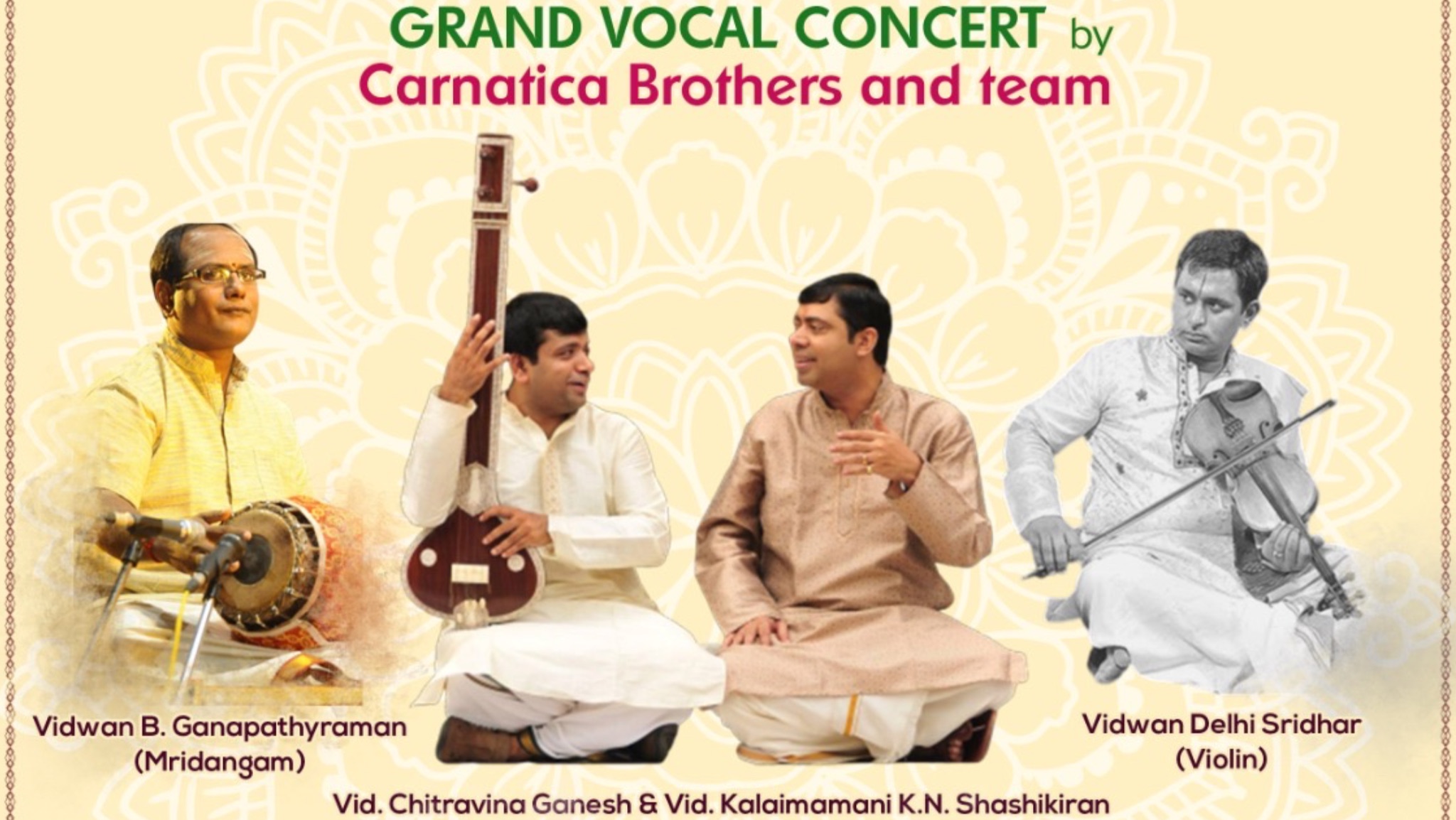 Payanam and Carnatica Brothers Concert