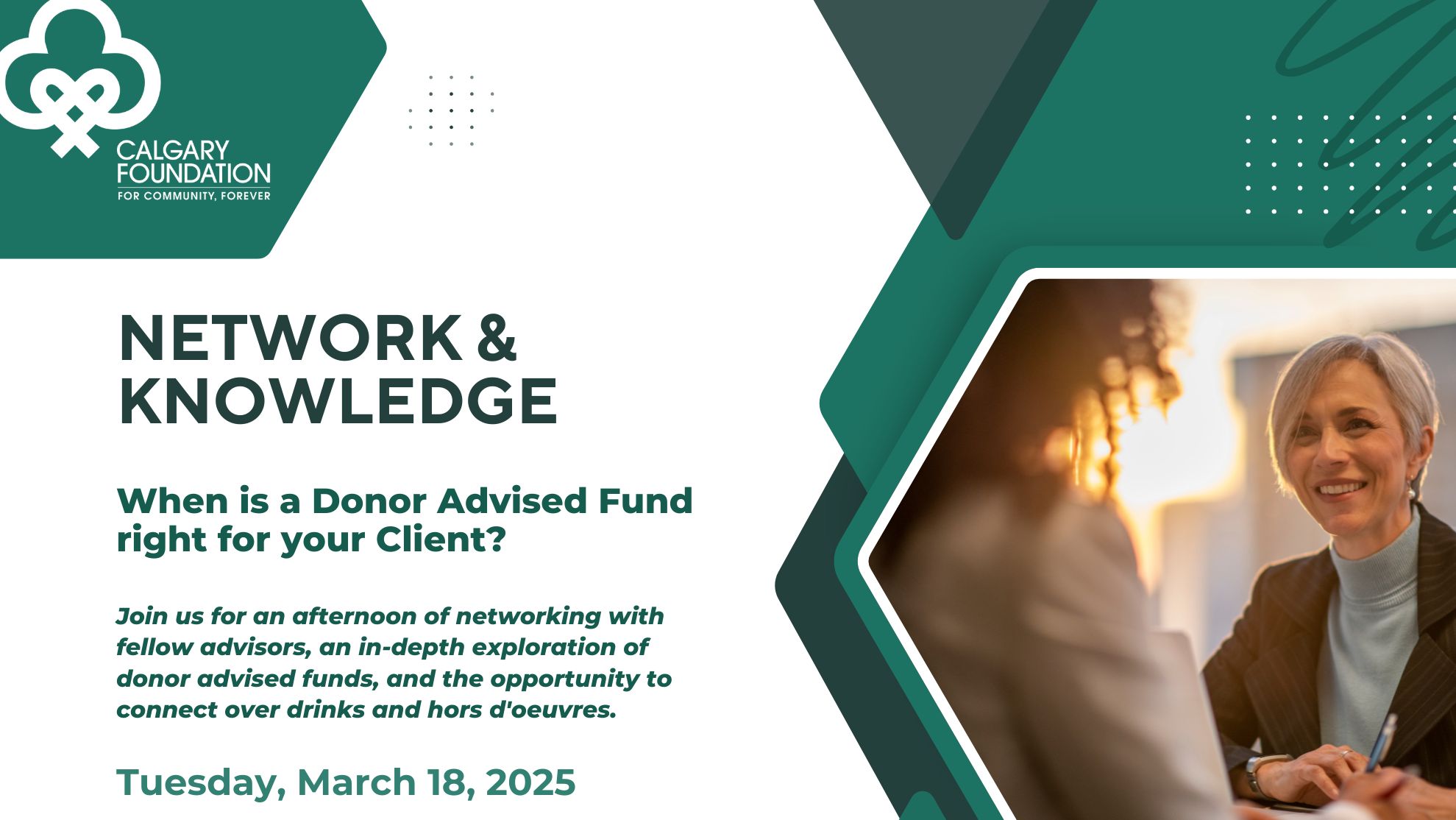 Calgary Foundation - Networking & Knowledge event