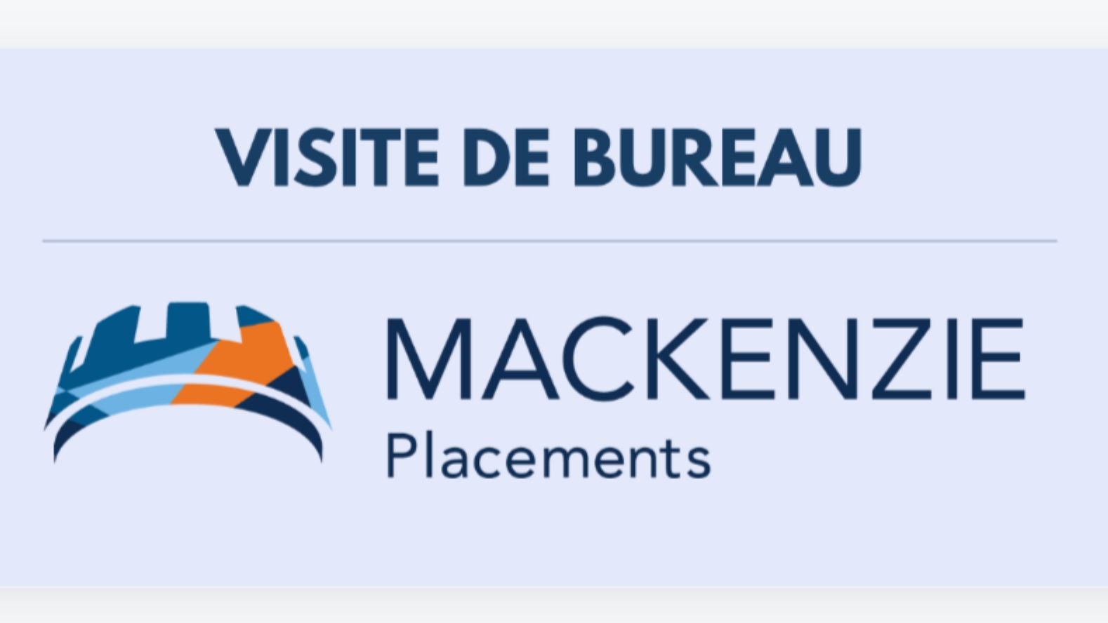 Visite de bureau - IG et Mackenzie