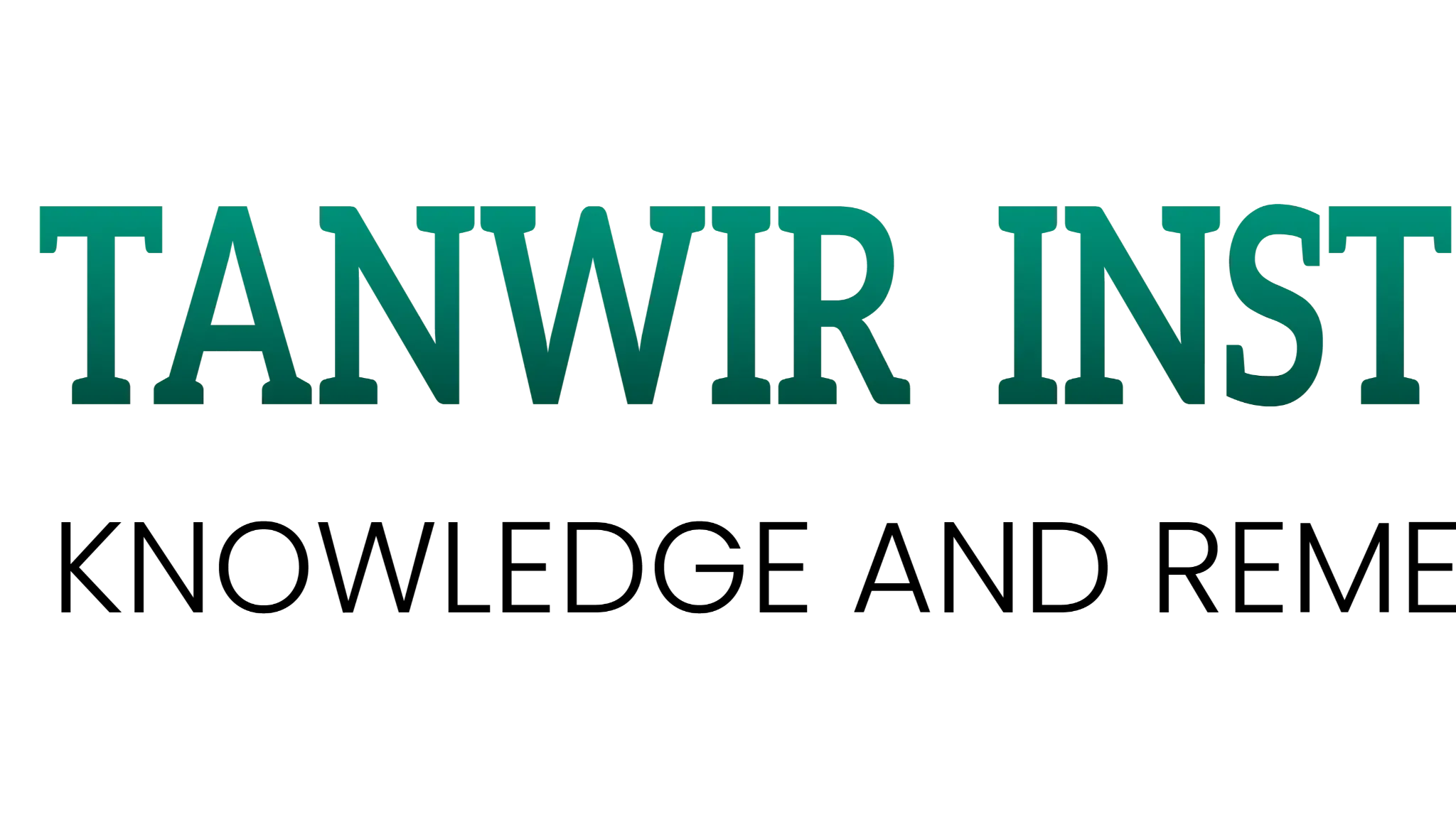 Monthly Contributions: Sustaining Tanwir Institute