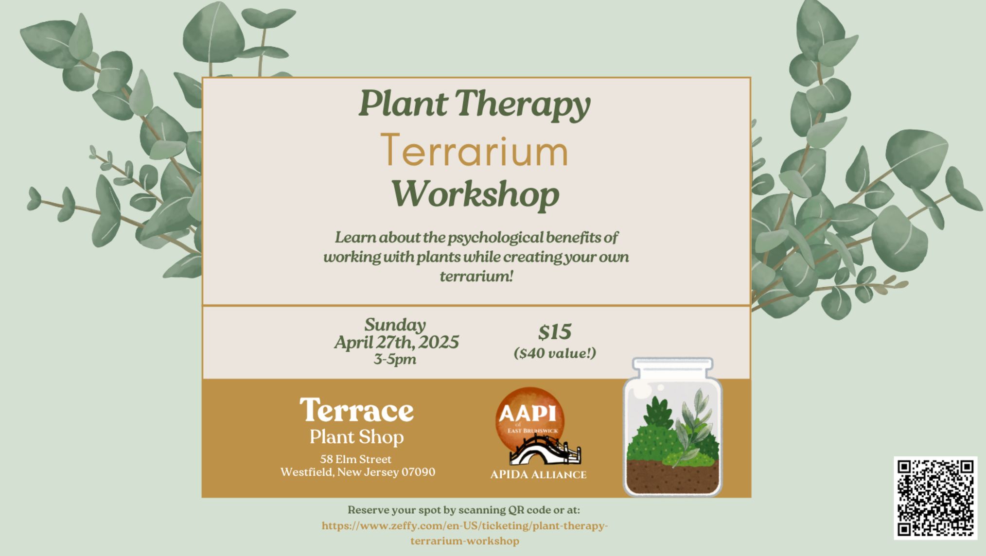 Plant Therapy: Terrarium Workshop