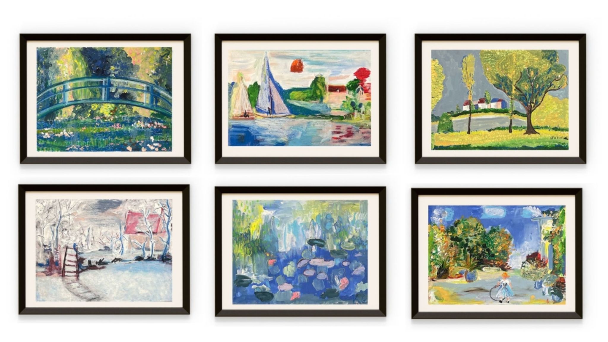 The World of Monet: 6 Paintings by our Cool Artists