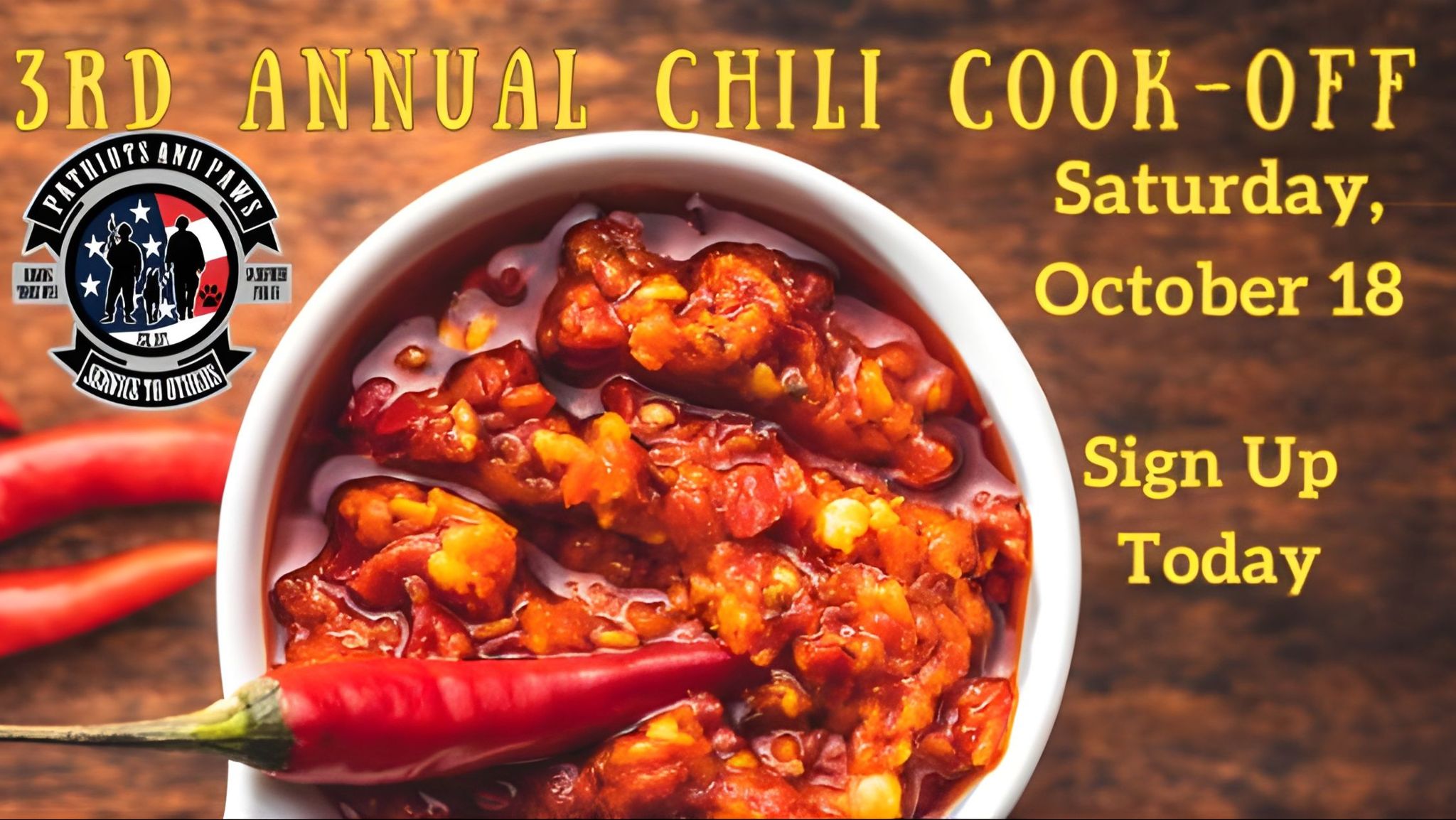 2025 3rd Annual Chili Cook Off - Meal Ticket