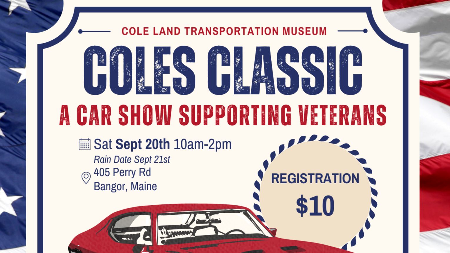 Coles Classic Car Show Registration